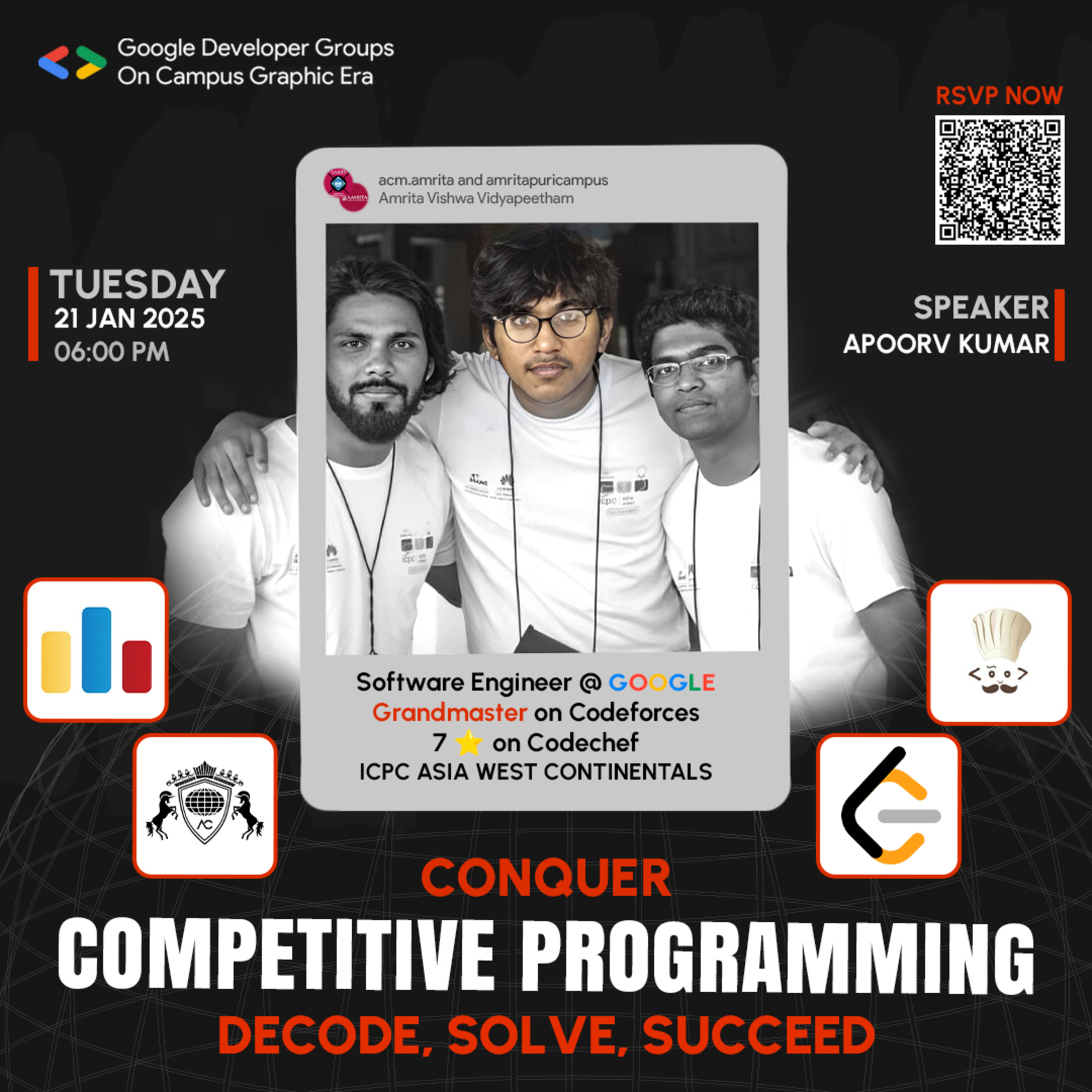 See Conquer Competitive Programming at Google Developer Groups GDG on ...