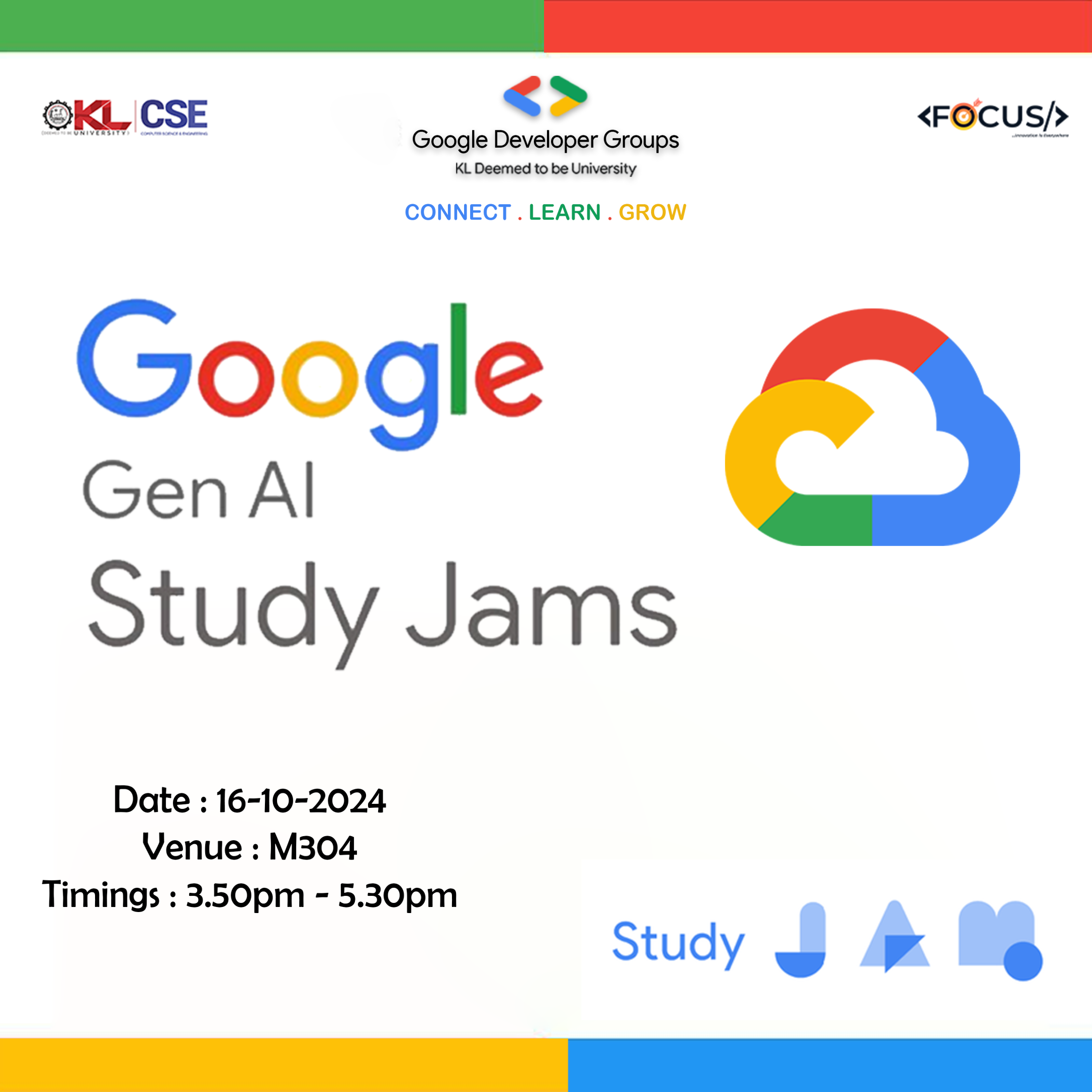 See Gen Ai study jams-1 at Google Developer Groups GDG on Campus K L ...