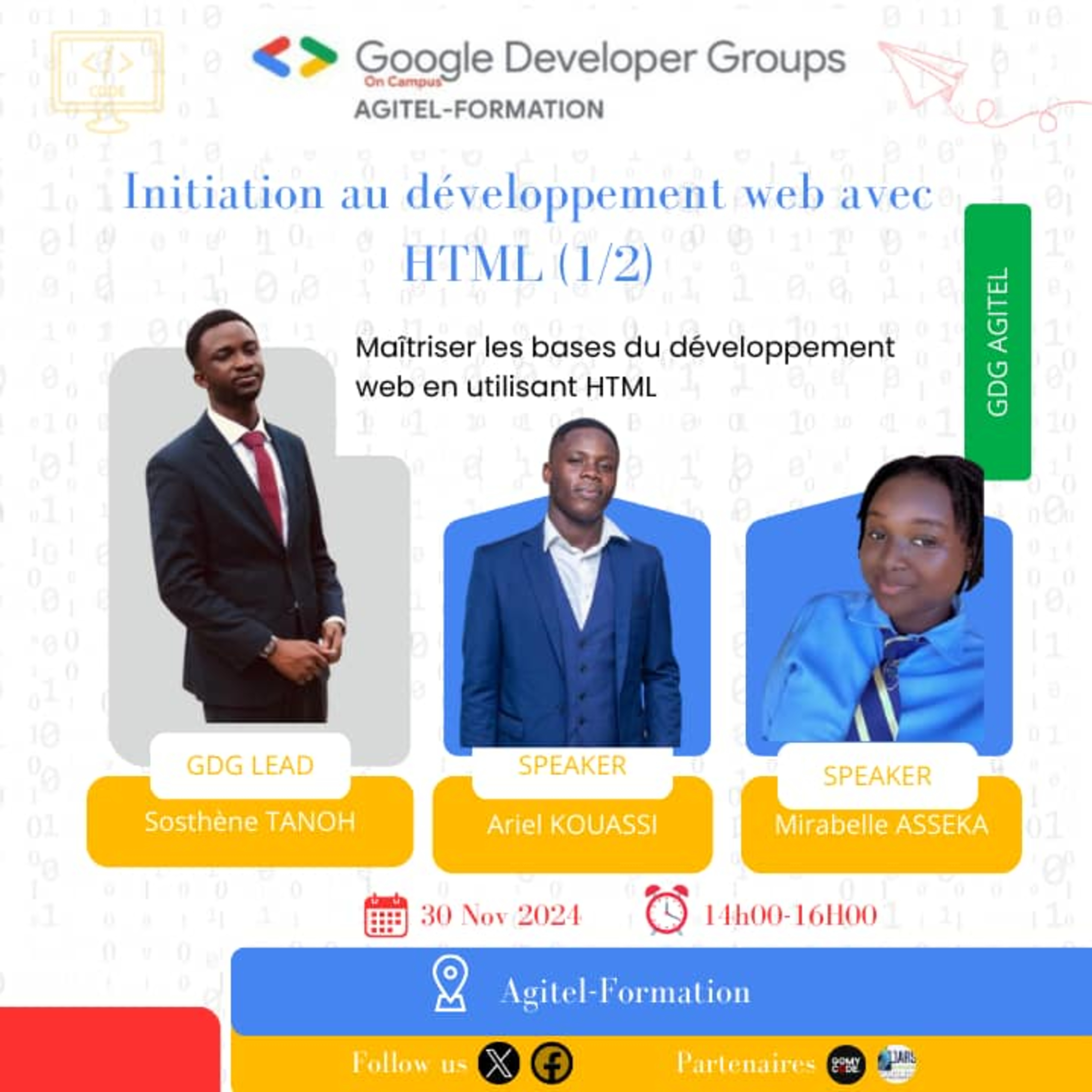 See Initiation au développement web avec HTML (1/2) at Google Developer Groups GDG on Campus ...