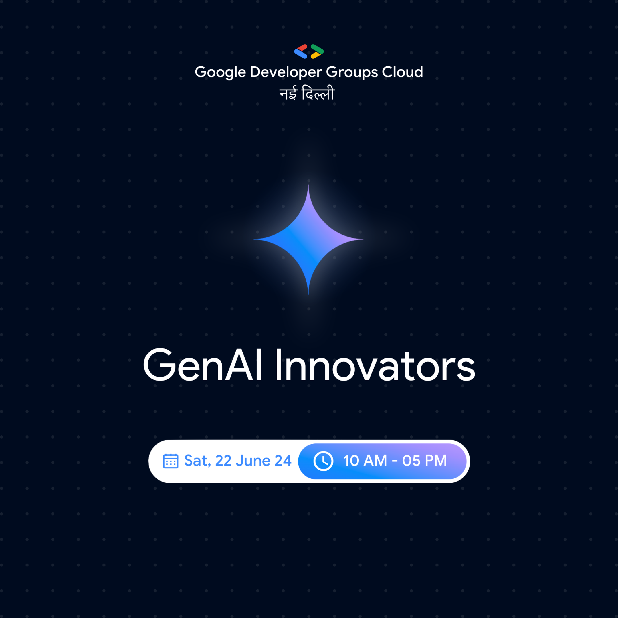 See GenAI Innovators at Google Developer Groups GDG Cloud New Delhi