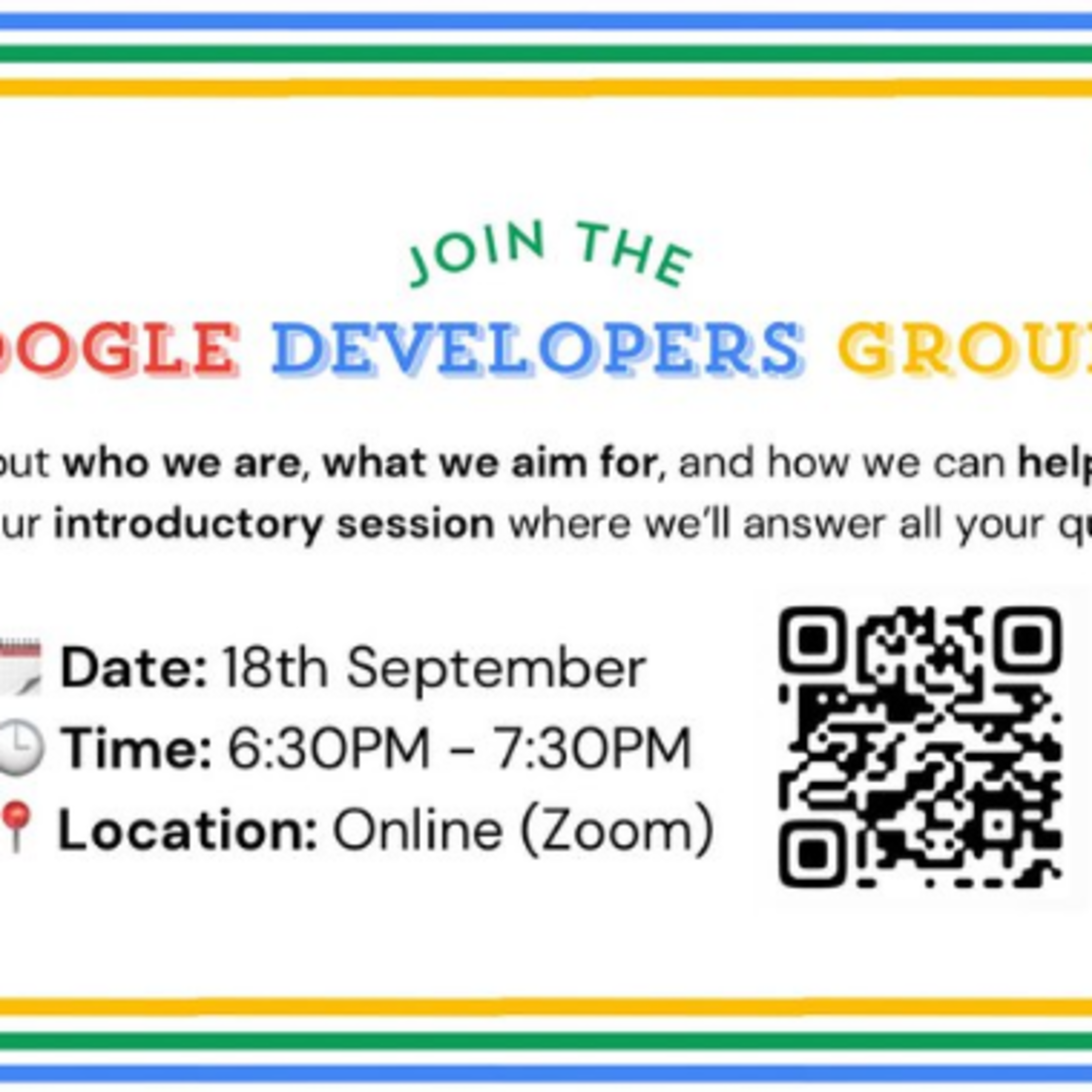 See What is GDG? Virtual Introductory Session at Google Developer ...