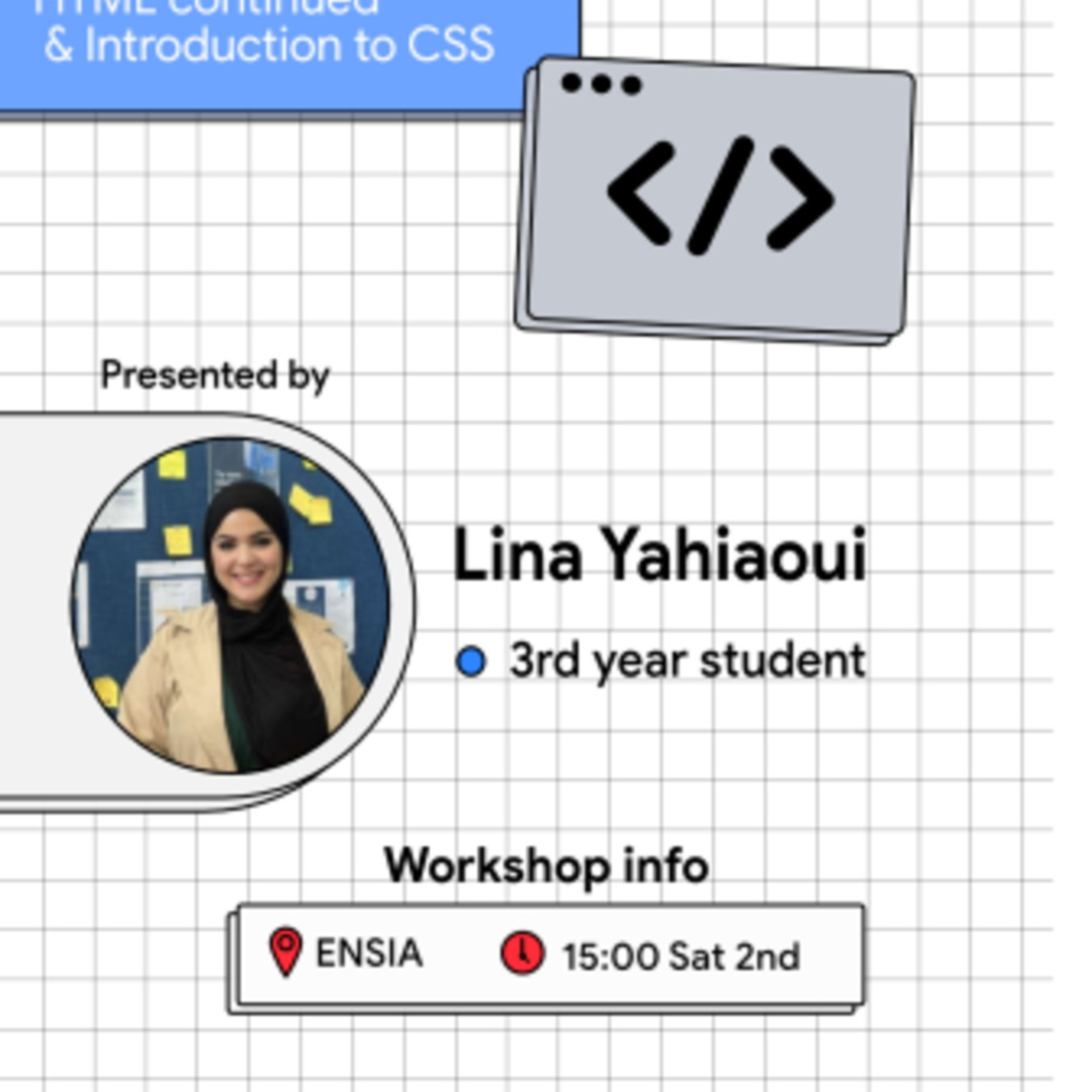 See HTML continued & Introduction to CSS at Google Developer Groups GDG on Campus Ecole ...