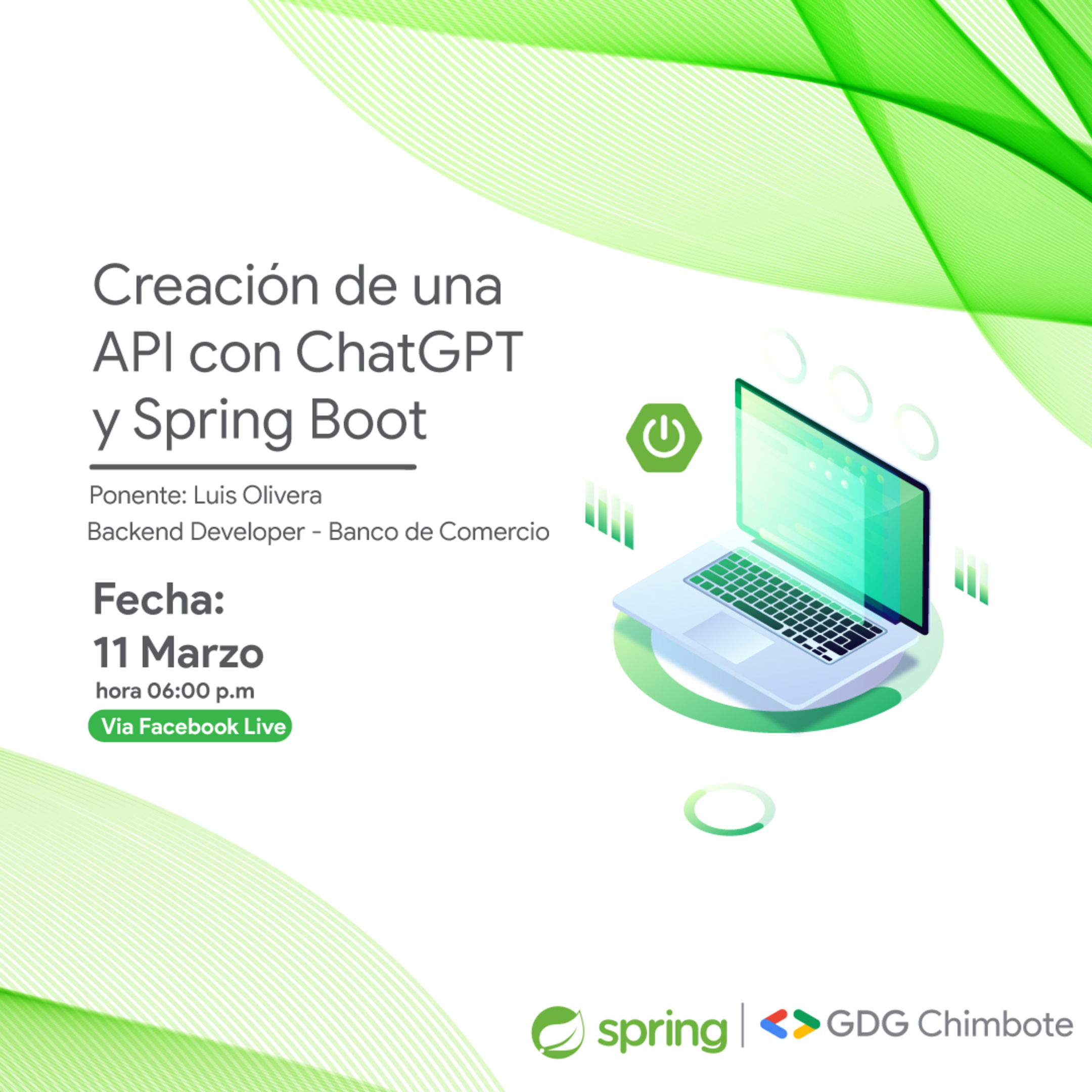 See Creación de una API con ChatGPT y Spring Boot at Google Developer Groups GDG Chimbote