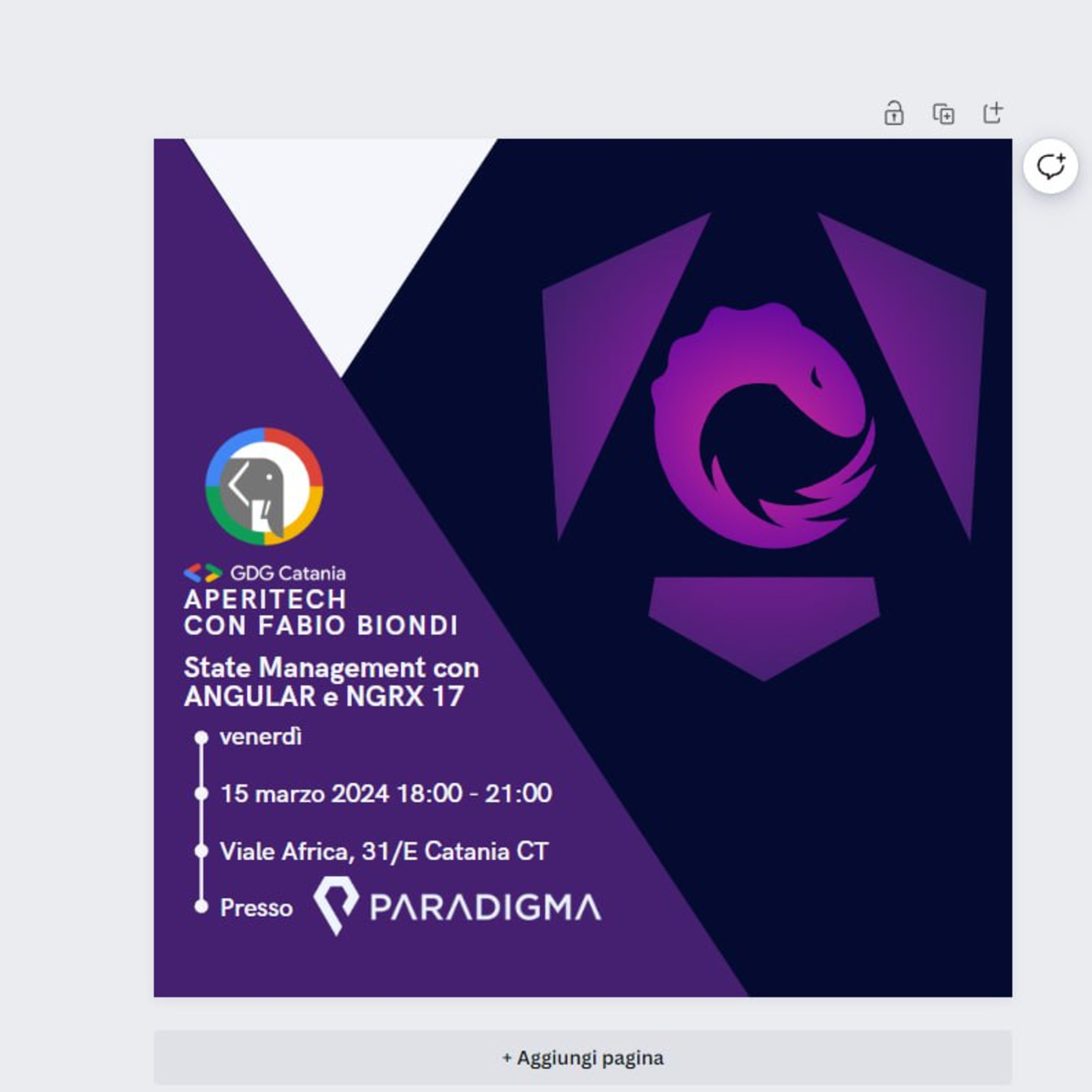 See Aperitech con Fabio Biondi: State Management con Angular e NGRX 17 at Google Developer ...