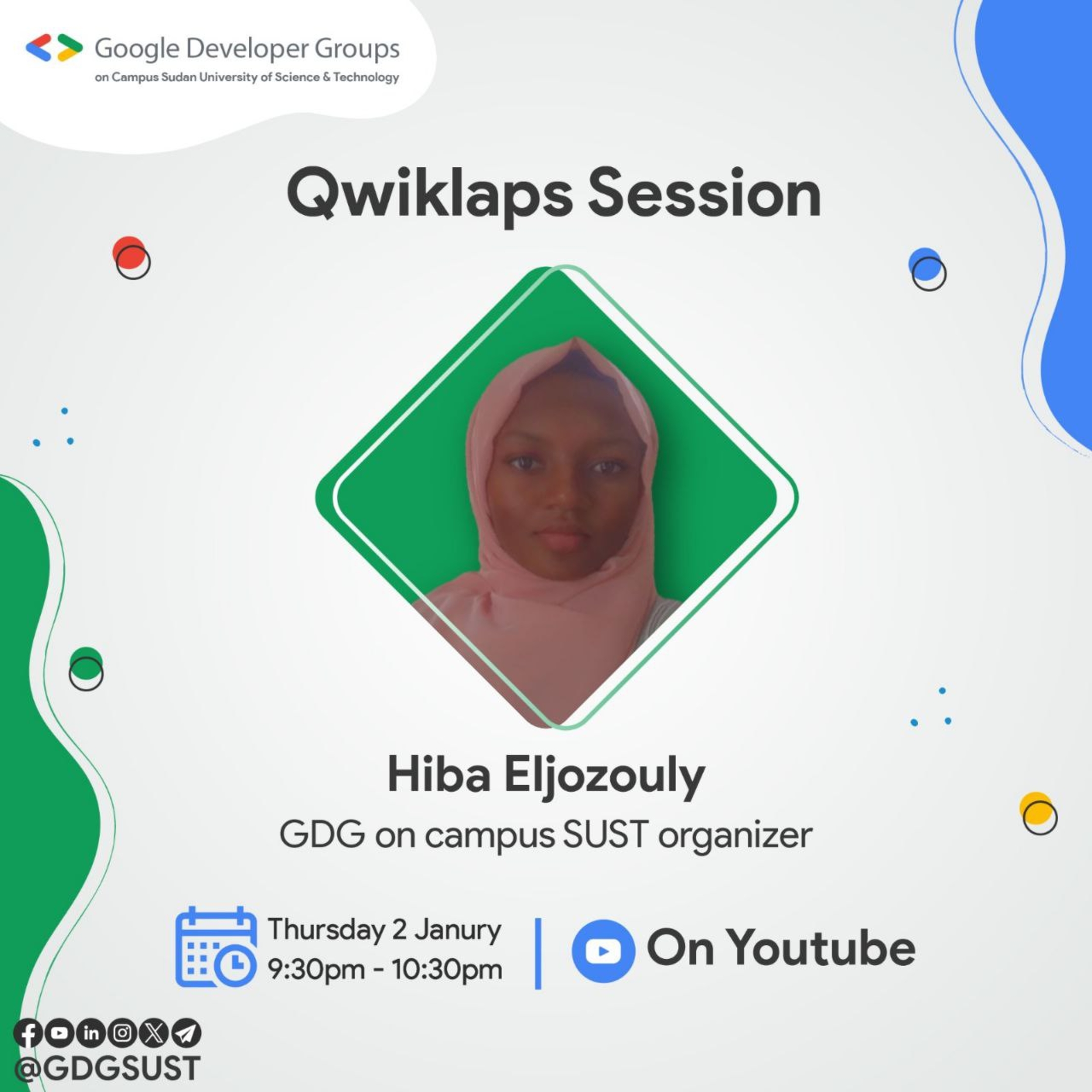 See Google Cloud Skills Boost (Qwiklabs) session at Google Developer Groups GDG on Campus Sudan ...