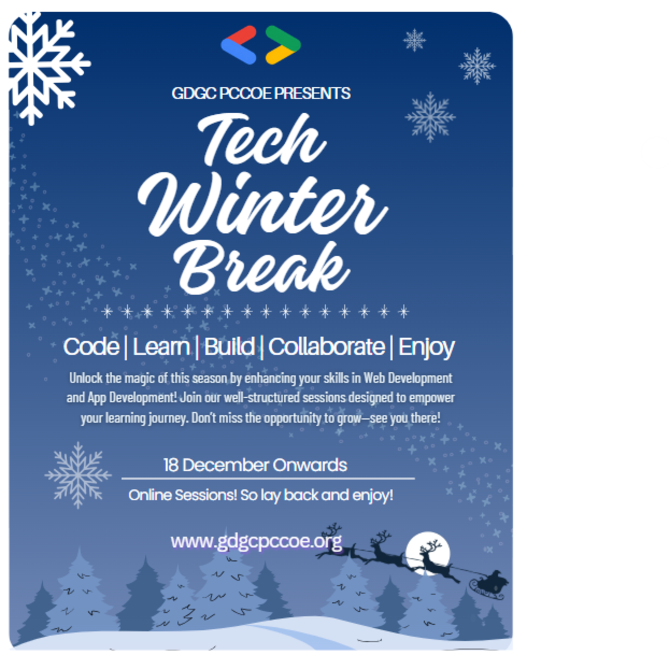 See Tech Winter Break at PCCOE - Flutter & Android Fundamentals at Google Developer Groups GDG ...