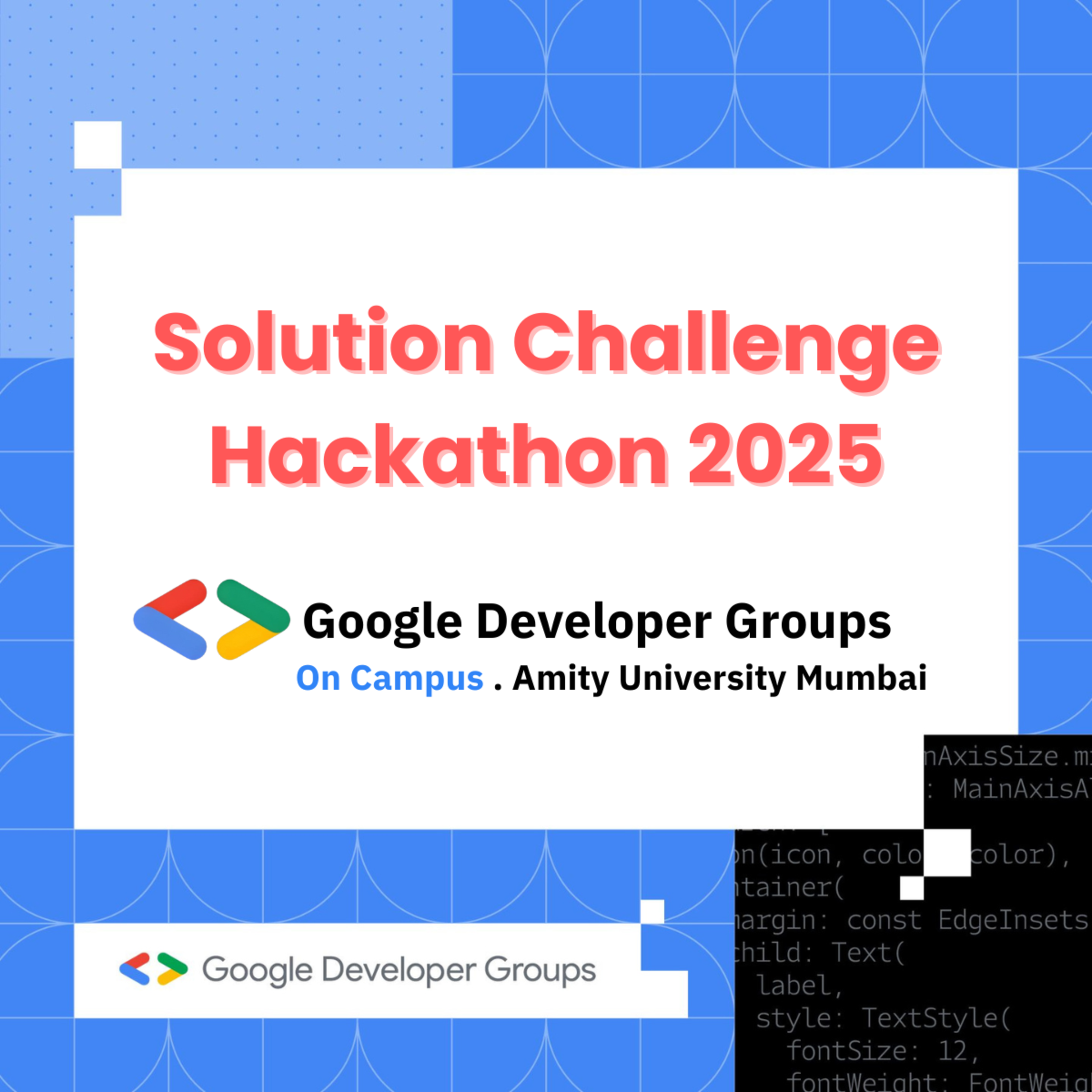 See Solutions Challenge: AI for a better tomorrow at Google Developer Groups GDG on Campus Amity ...