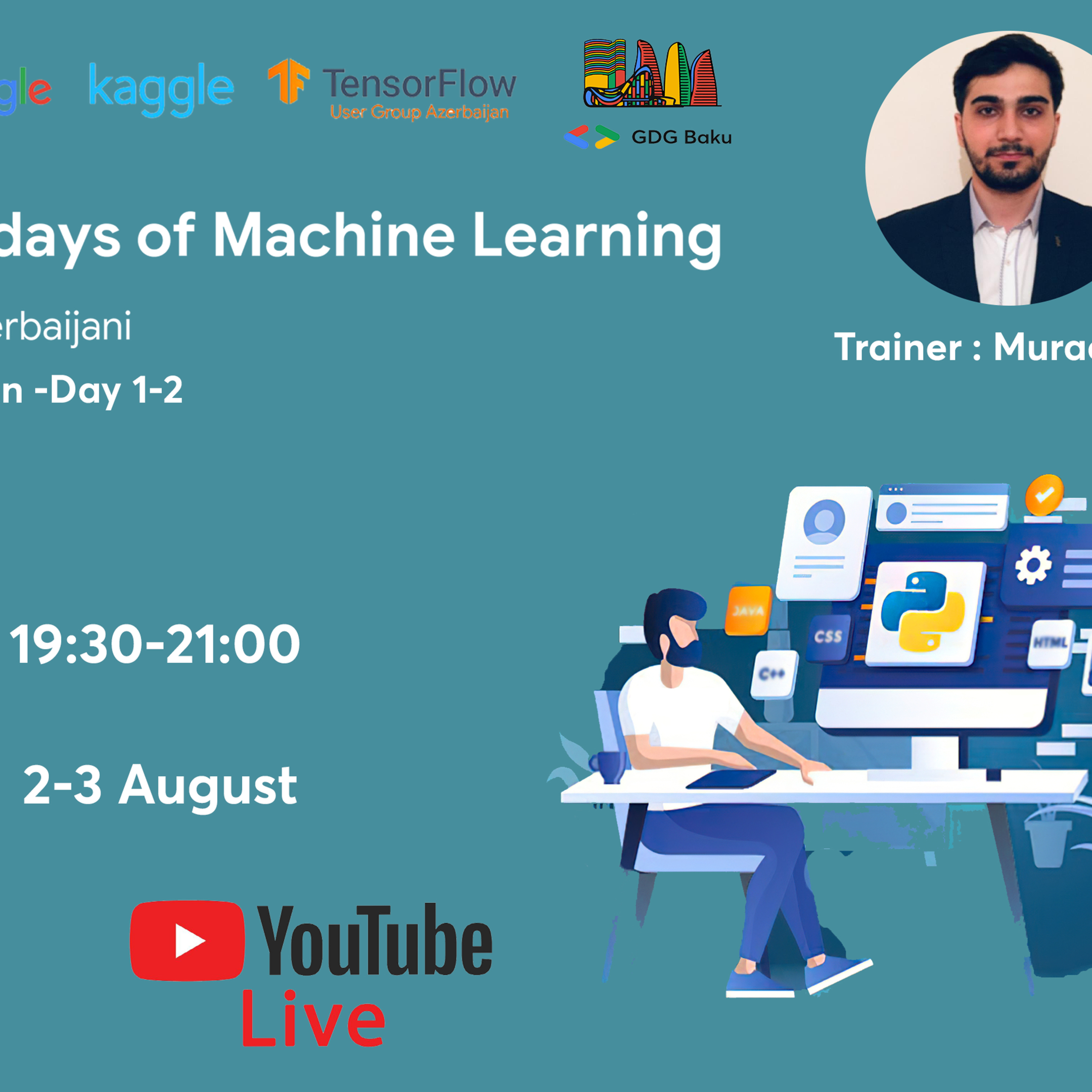 See 30 days of Machine Learning : Python (1st day ) at Google Developer ...