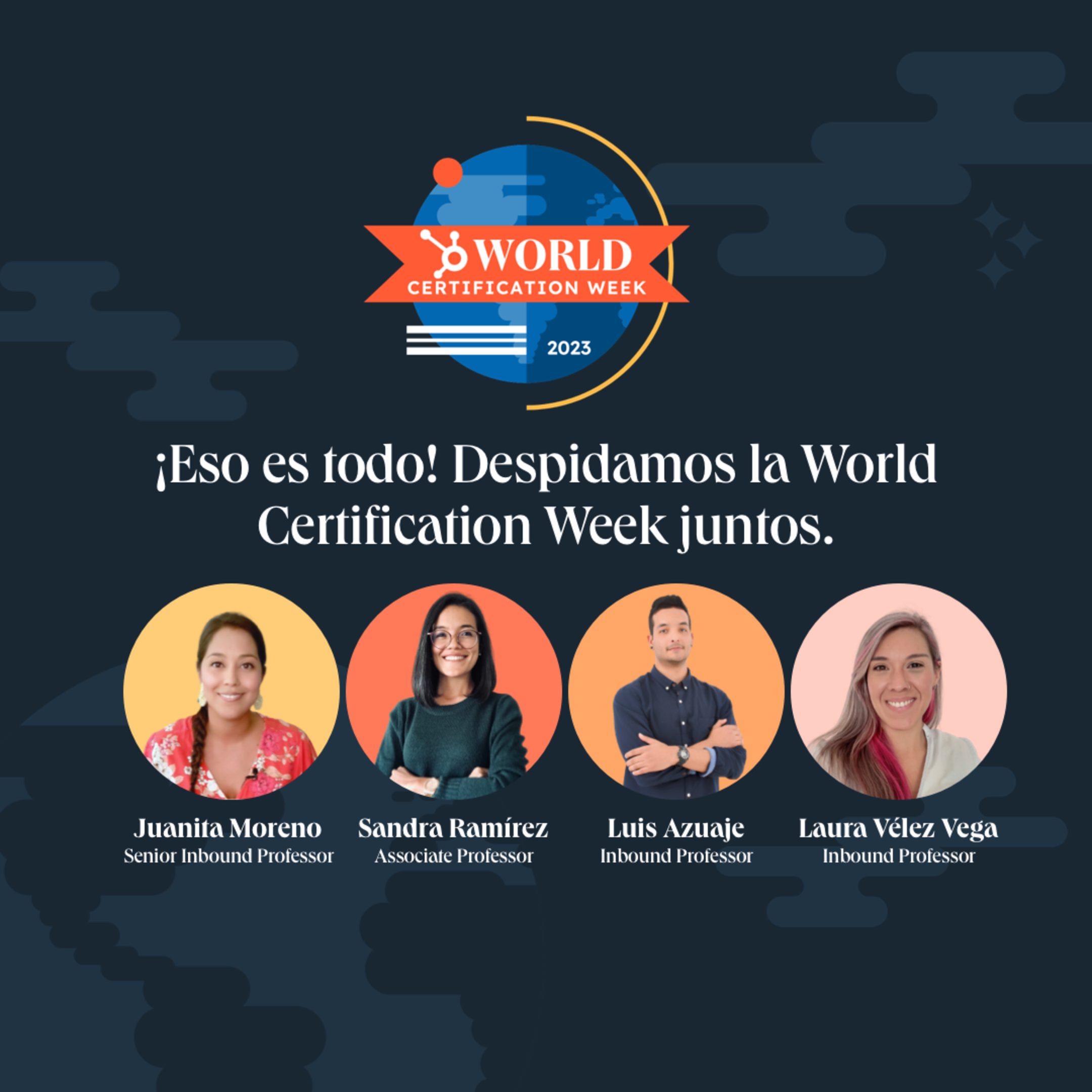 World Certification Week 2023: ¡Eso es todo! Despidamos la WCW juntos ... World Certification Week 2023: ¡Eso es todo! Despidamos la WCW juntos ...
