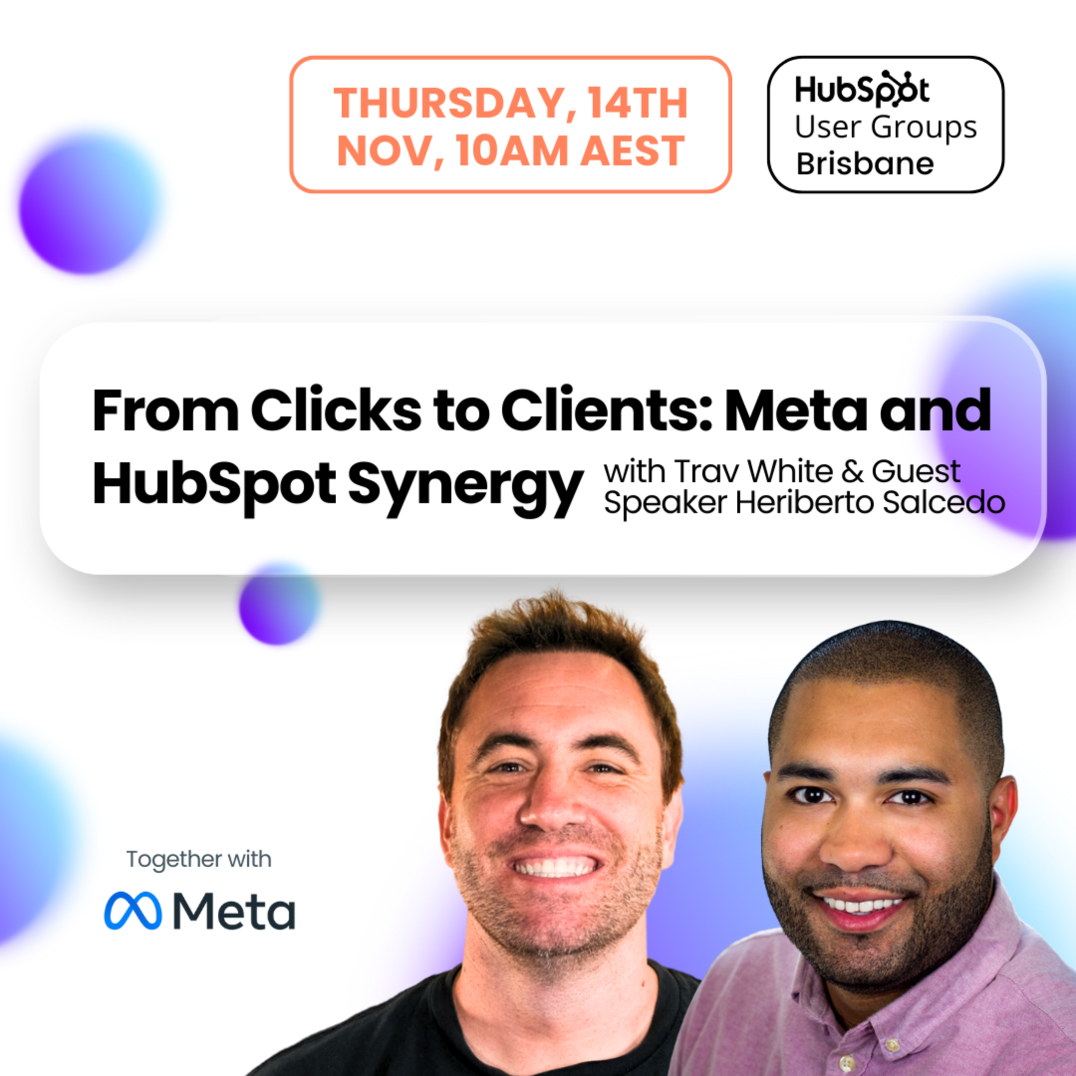 From Clicks to Clients: Meta and HubSpot Synergy on Nov 14, 2024