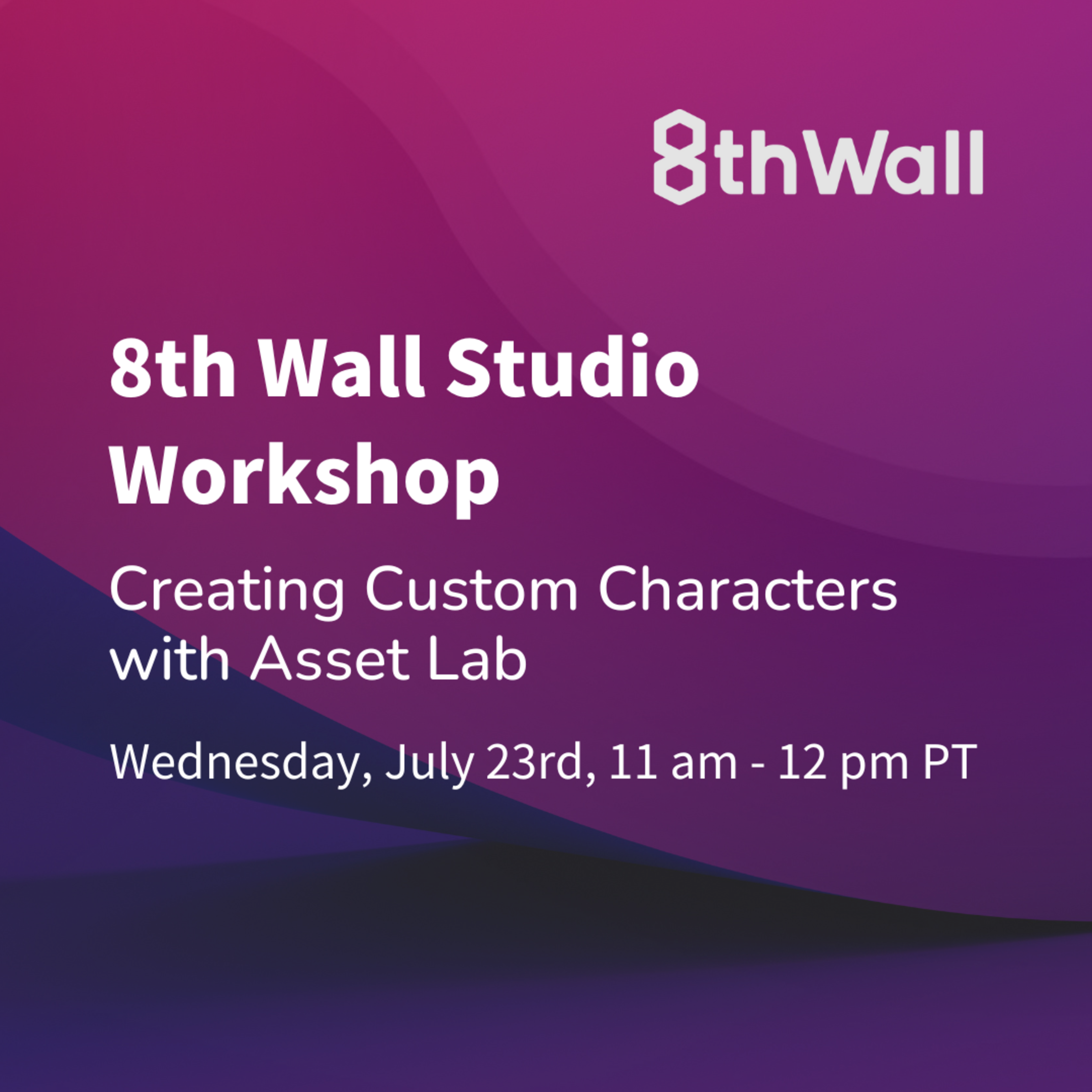 See 8th Wall Studio Workshop: Creating Custom Characters with Asset Lab at 8th Wall Community ...