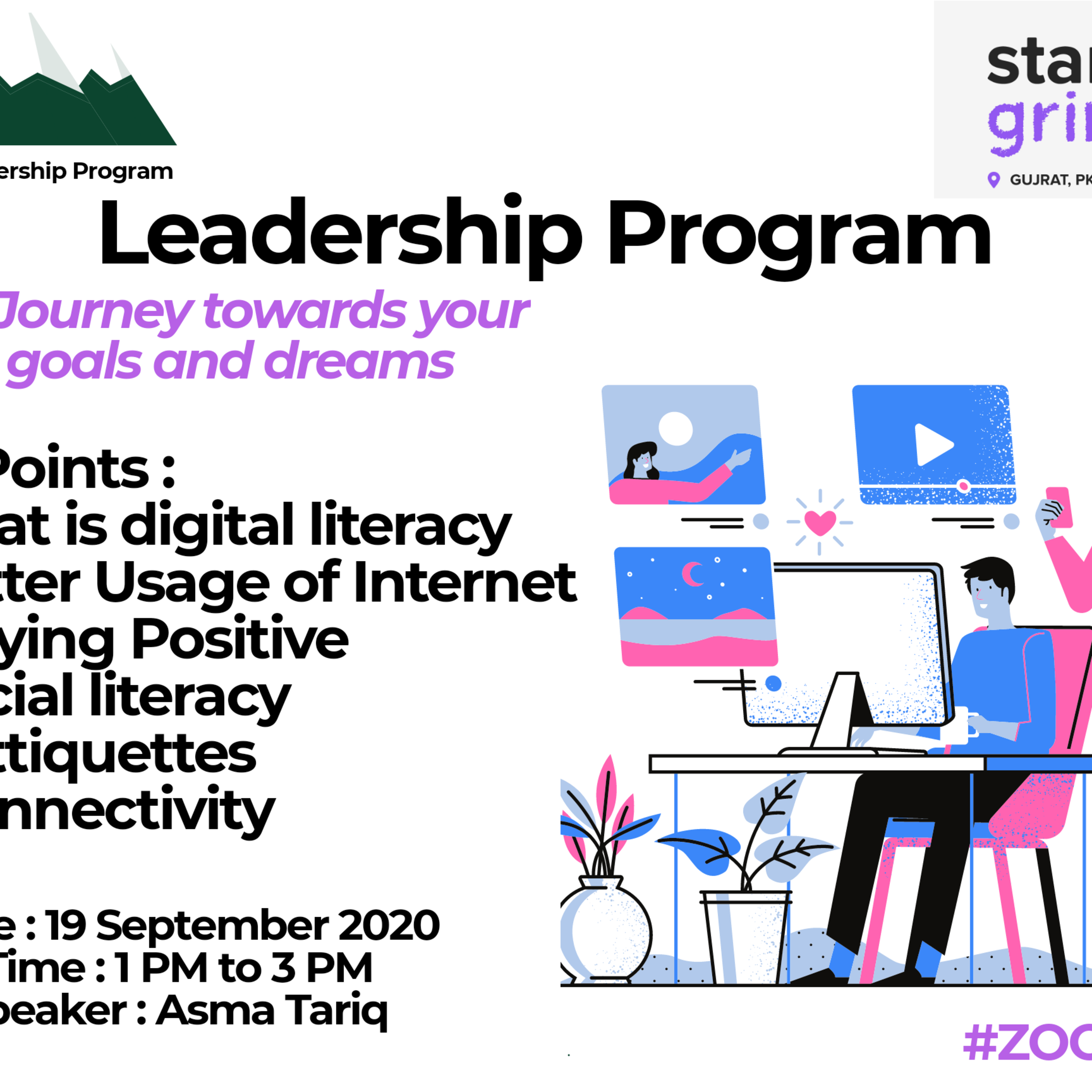 See Digital literacy Workshop at Startup Grind Gujrat