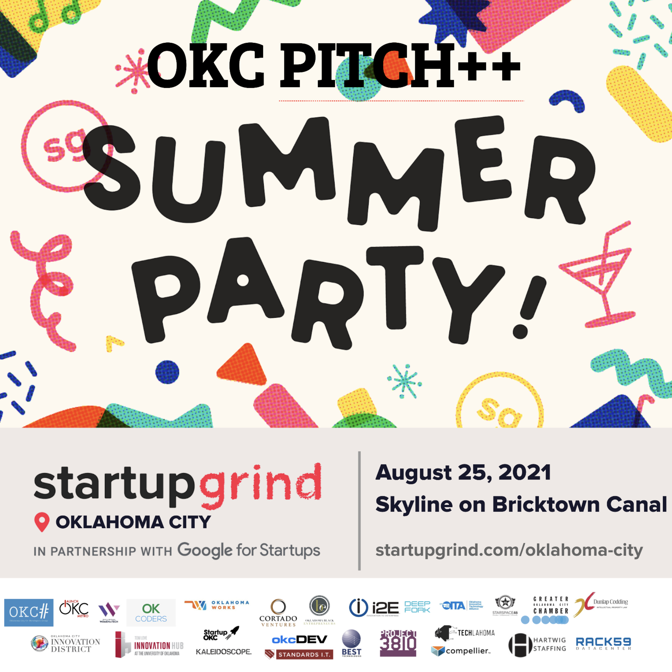 See Startup Grind OKC's Pitch++ Party at Startup Grind Oklahoma City
