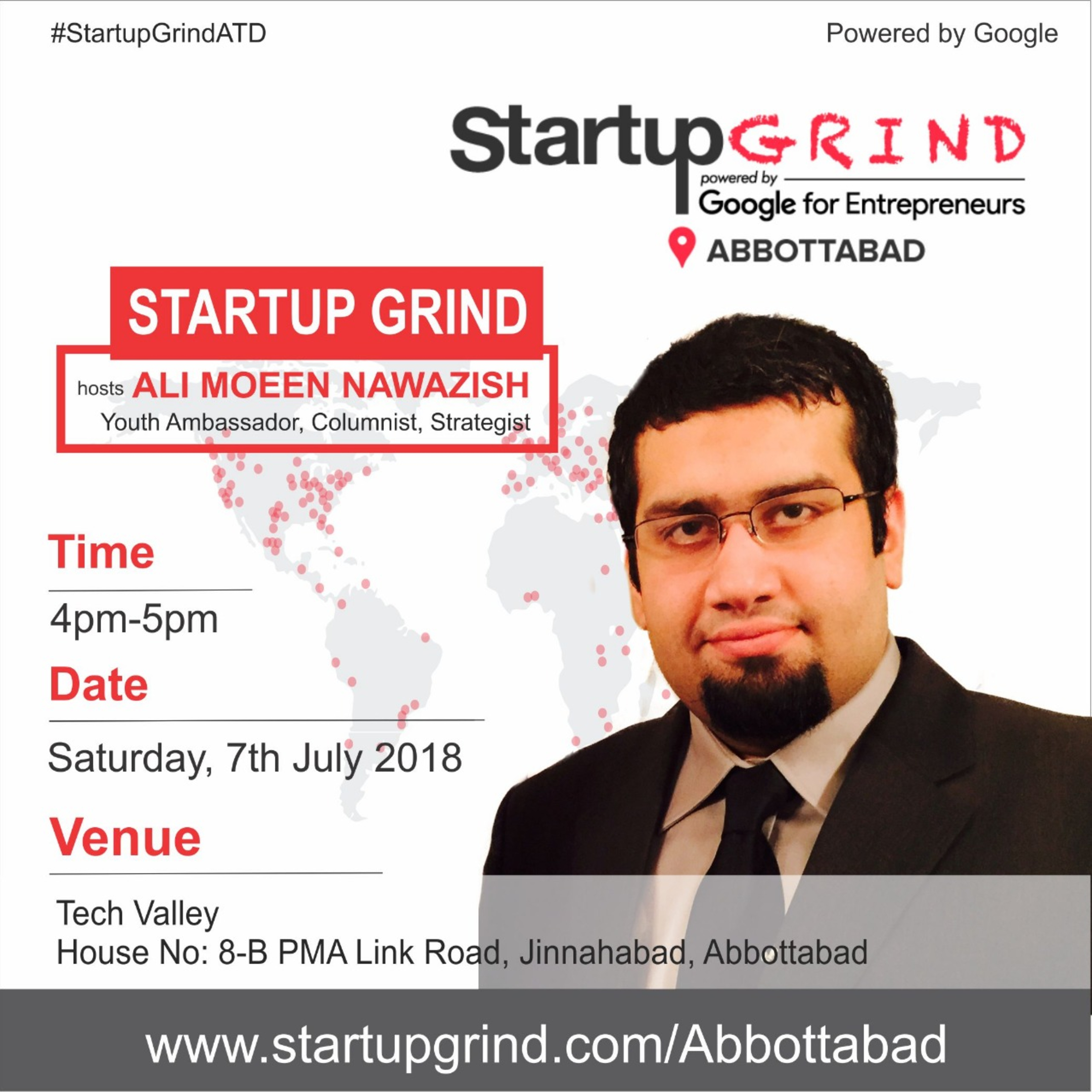 See Startup Grind Abbottabad Hosts Ali Moeen Nawazish at Startup Grind Abbottabad