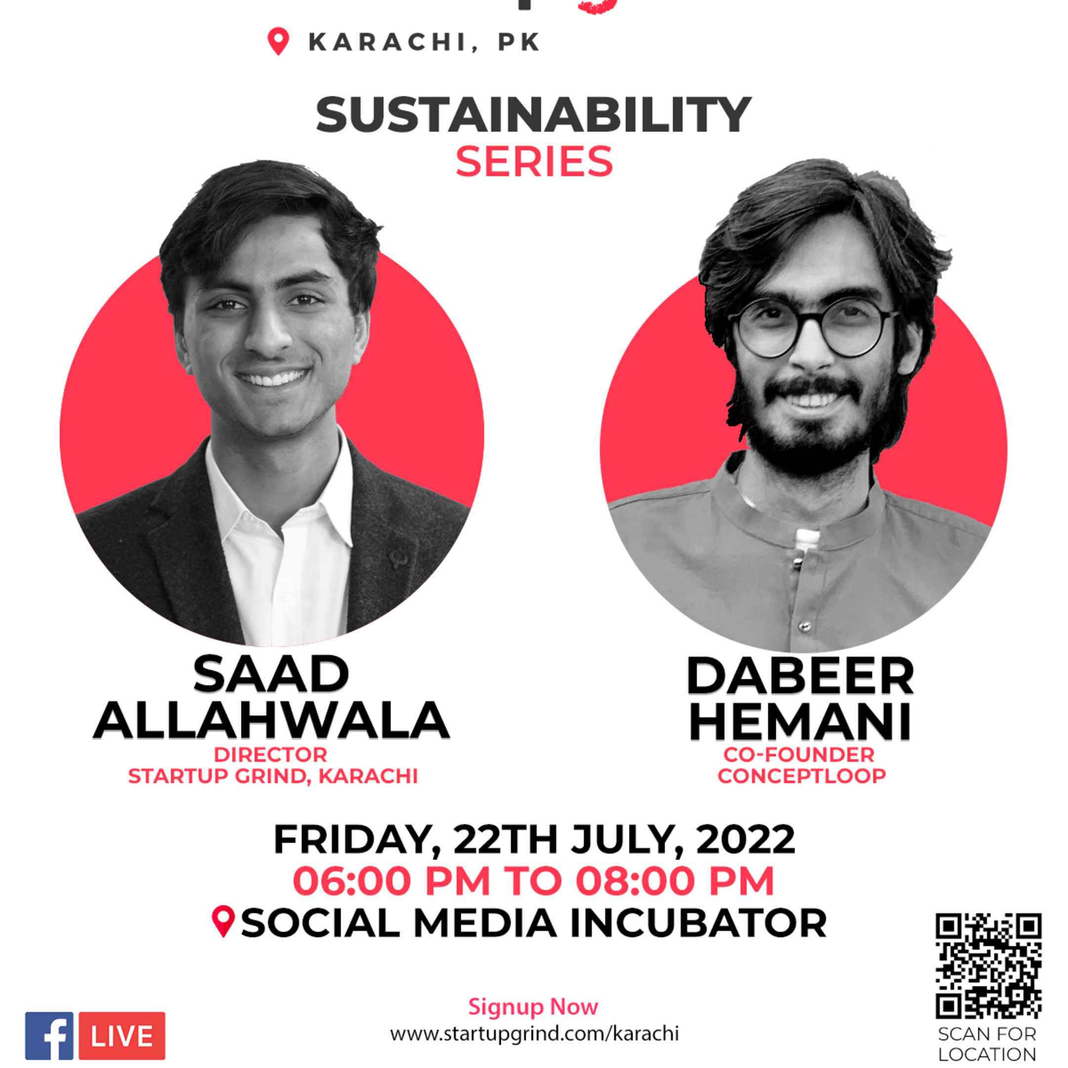 See Fireside Chat with Dabeer Hemani ( Co-Founder Concept loop ) at Startup Grind Karachi
