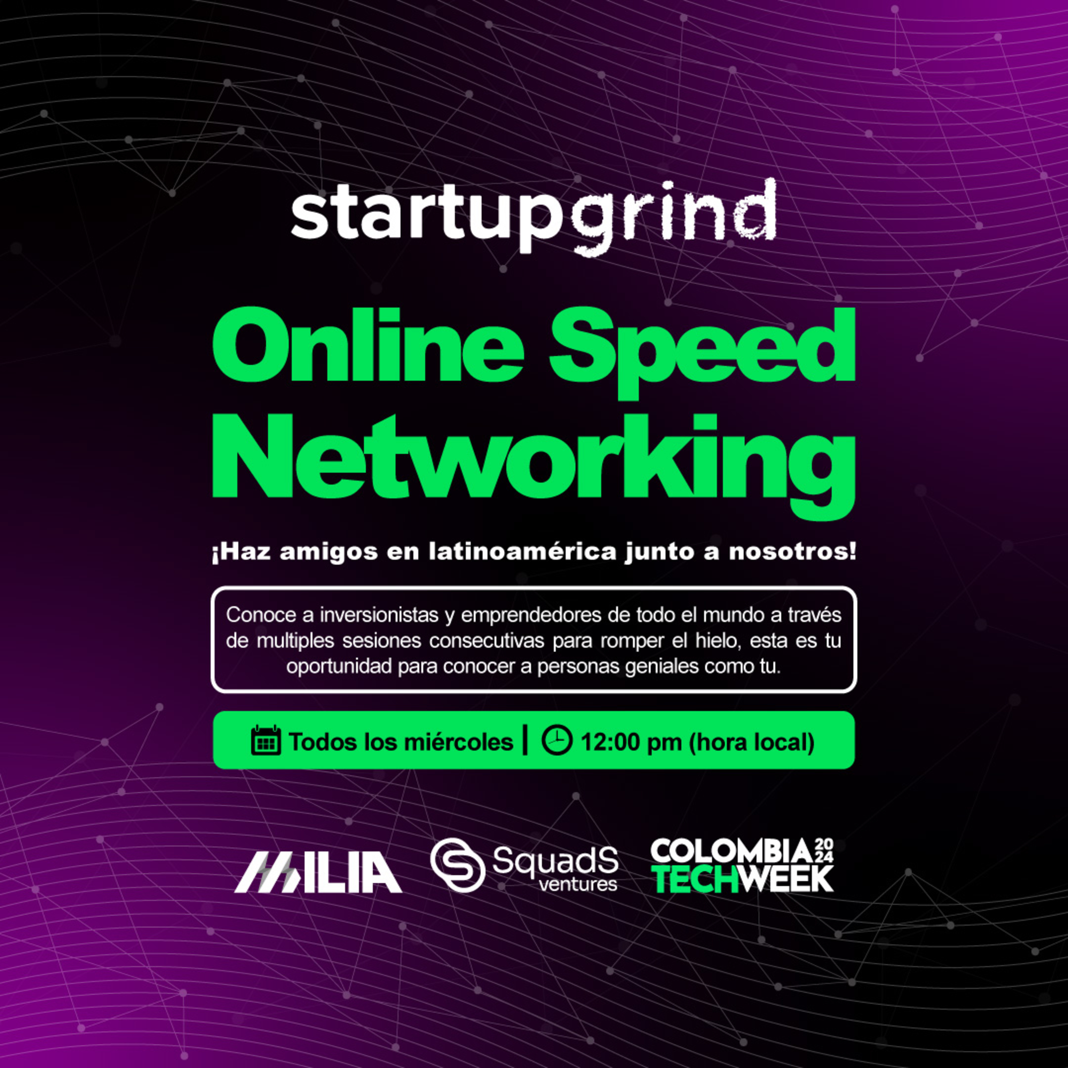 See 👋🏽 Speed Networking powered by Milia⚡Colombia Tech Week at Startup ...