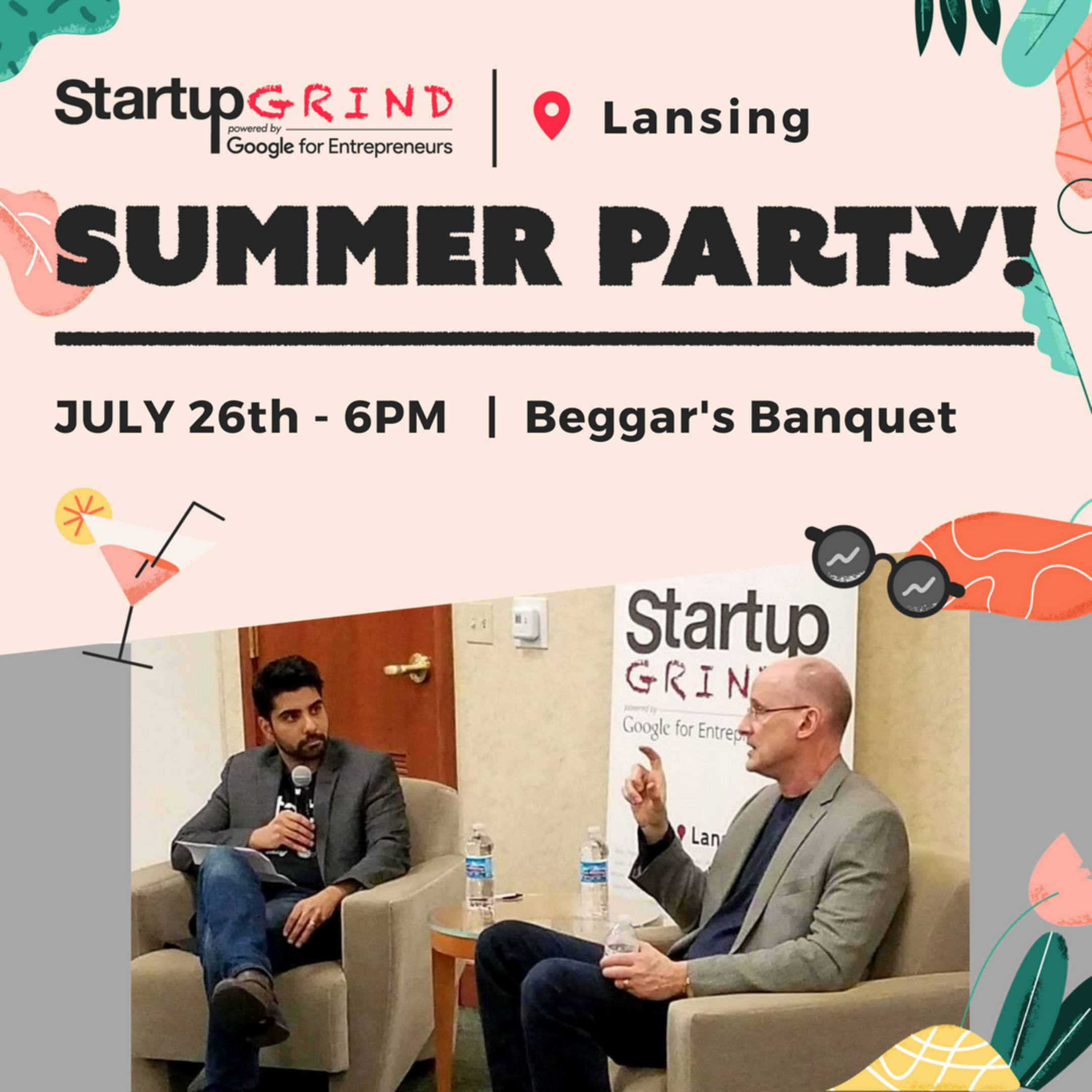 See Summer Party! at Startup Grind Lansing