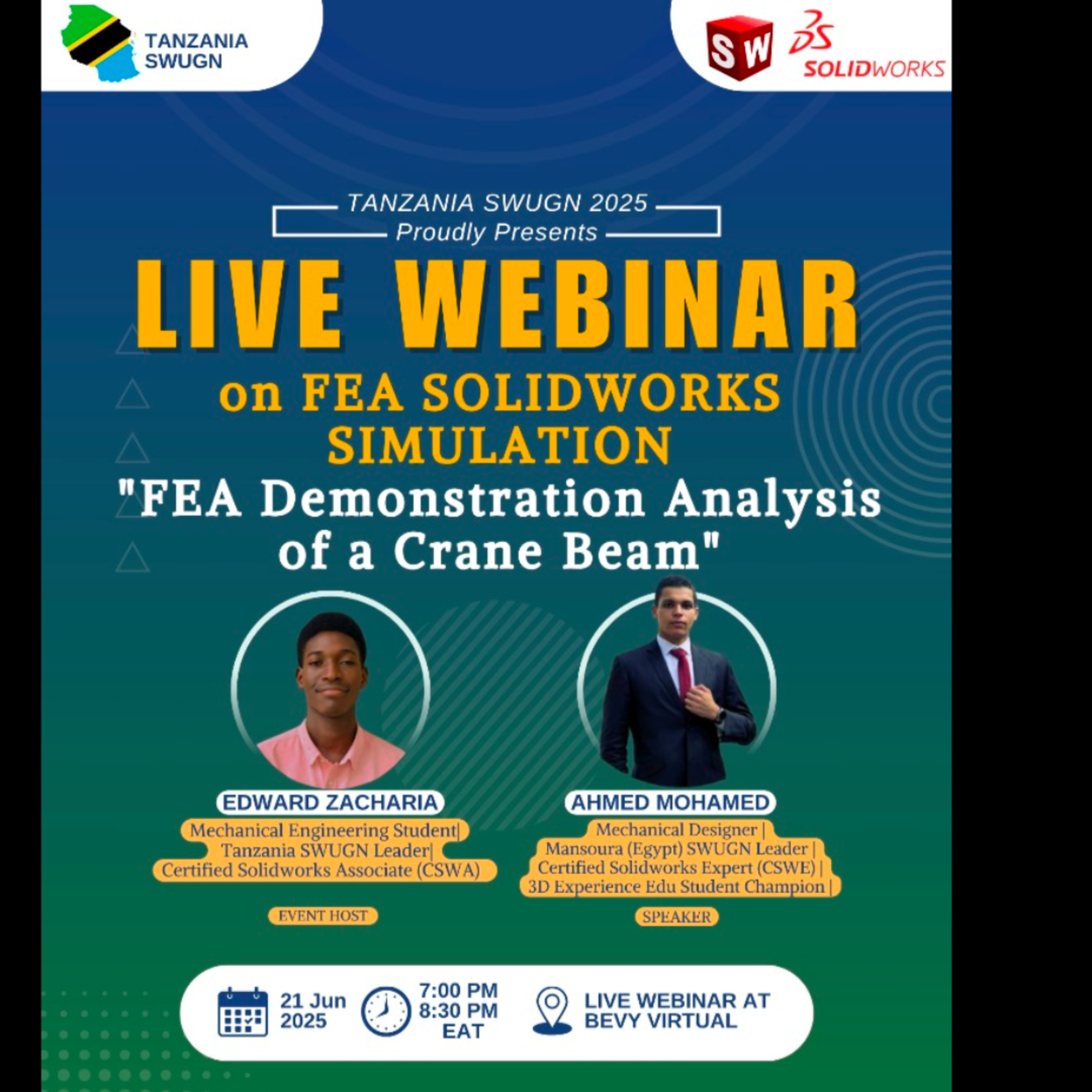 See Master FEA in SOLIDWORKS SIMULATION (Crane Beam Demonstration) at ...