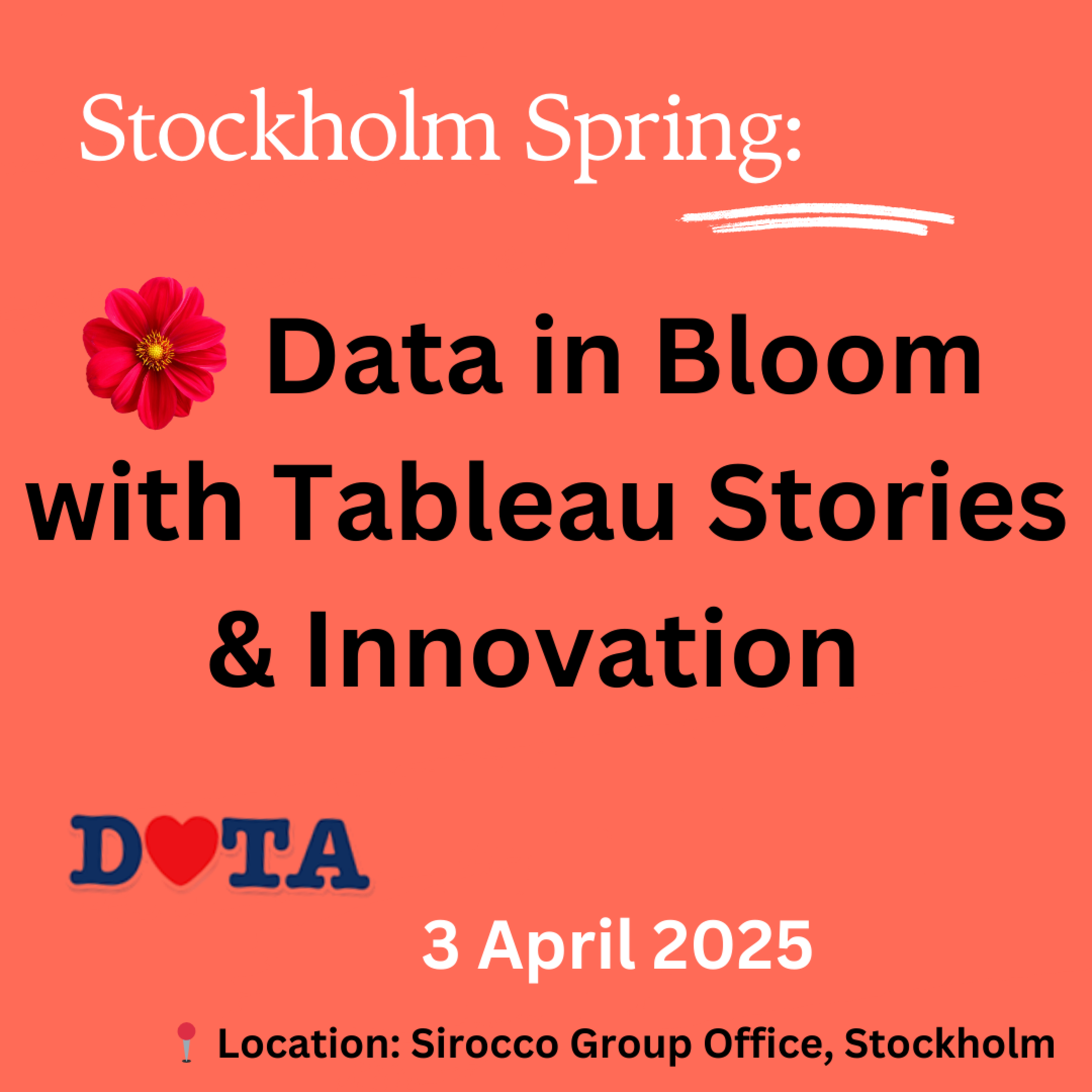 See 🌷 Stockholm Spring: Data in Bloom with Tableau Stories & Innovation ...