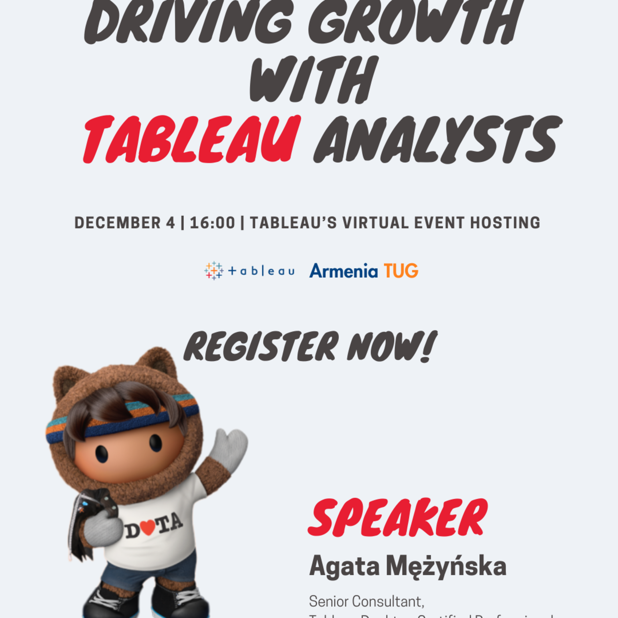 See Driving Growth with Tableau Analysts at Tableau Armenia Tableau ...
