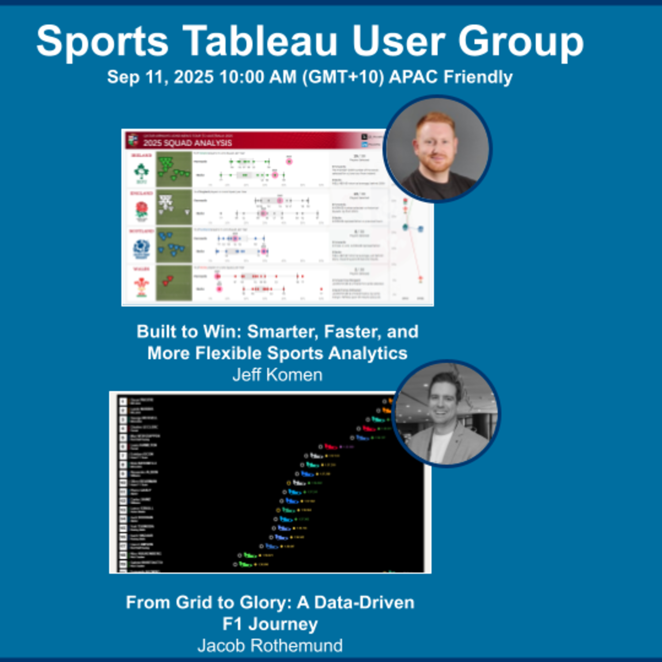 See New Sports Tableau User Group – APAC Edition! at Tableau Sports ...