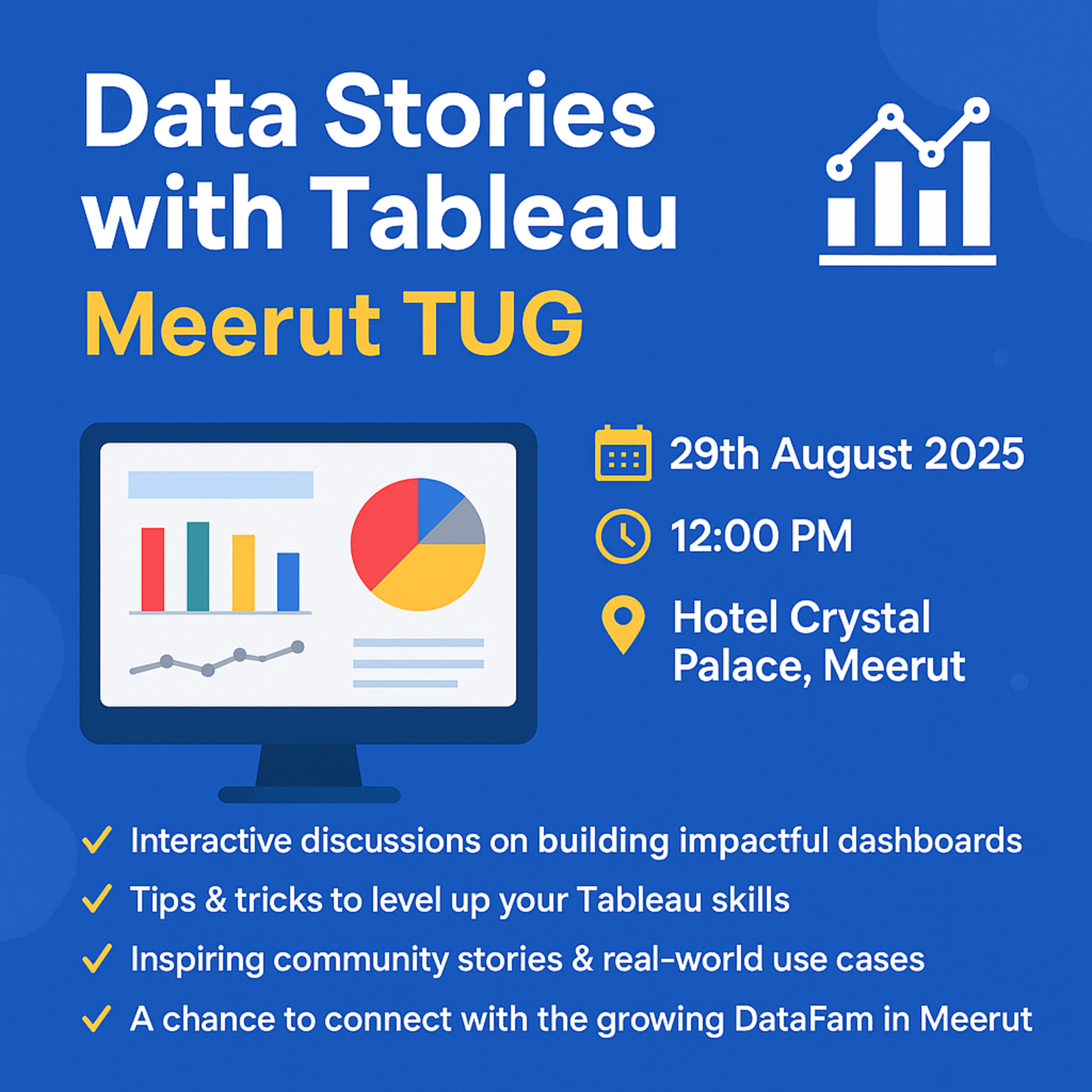 See Data Stories with Tableau: Meerut TUG at Tableau Meerut Tableau ...