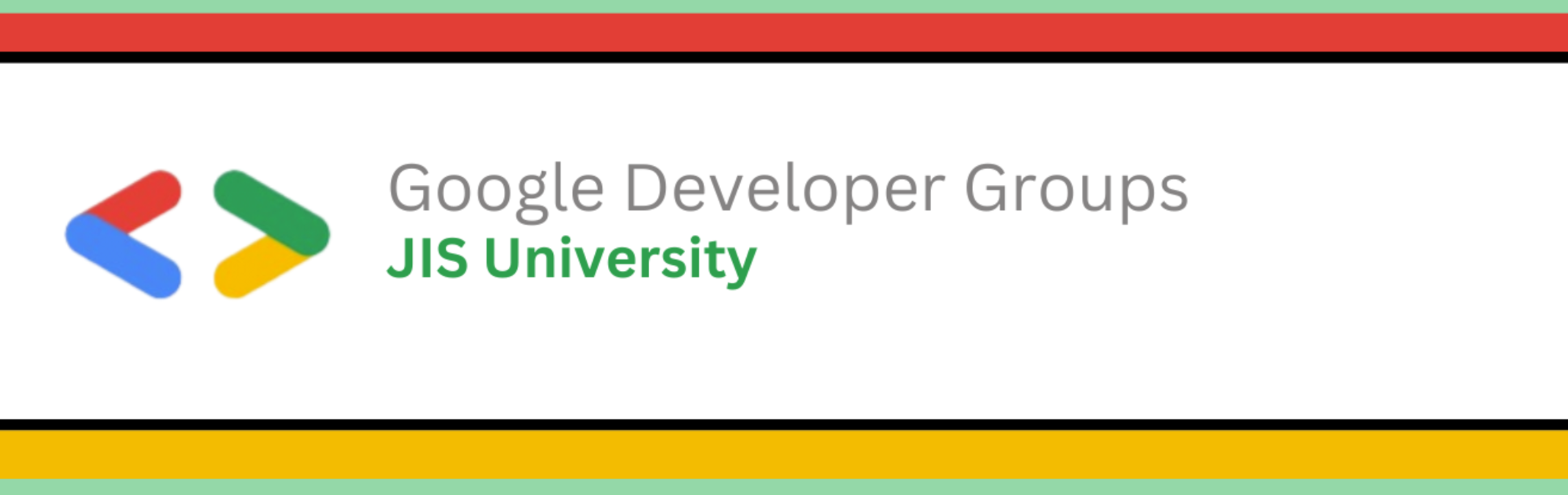 Google Developer Groups GDG on Campus JIS University - Kolkata, India