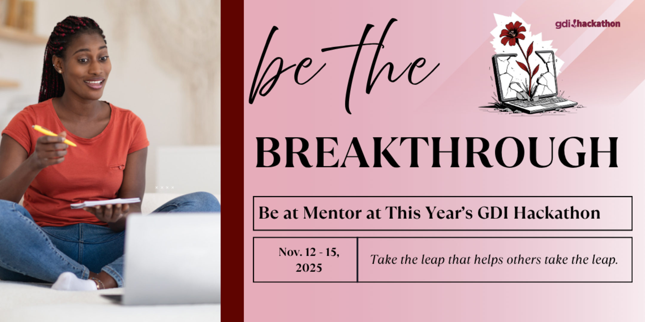 Be the Breakthrough: Mentor at this Year's Hackathon | Girl Develop It