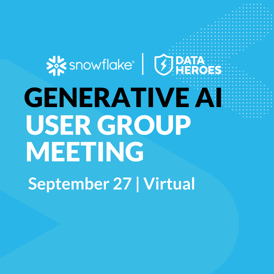 Snowflake Data Heroes Community