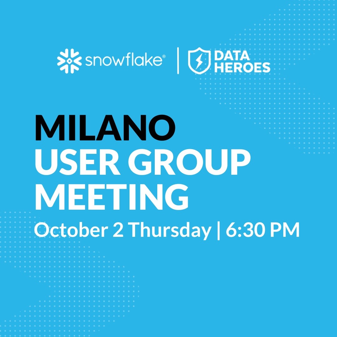 Snowflake Data Heroes Community
