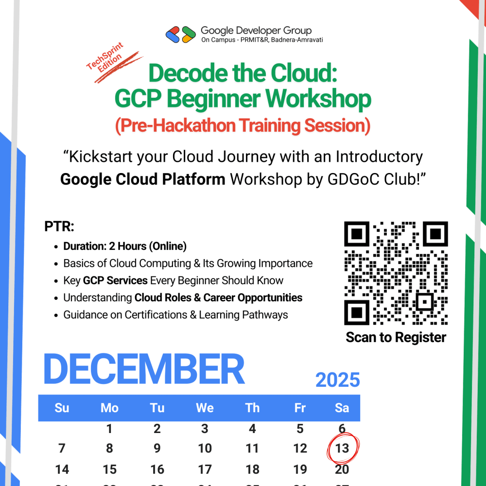 Google Developer Groups GDG on Campus Prof. Ram Meghe Institute of ...