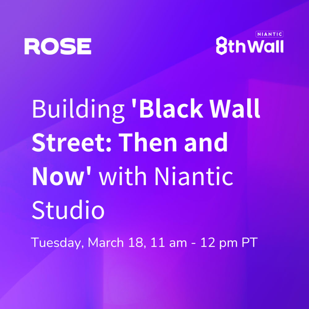 8th Wall Community 8th Wall Events