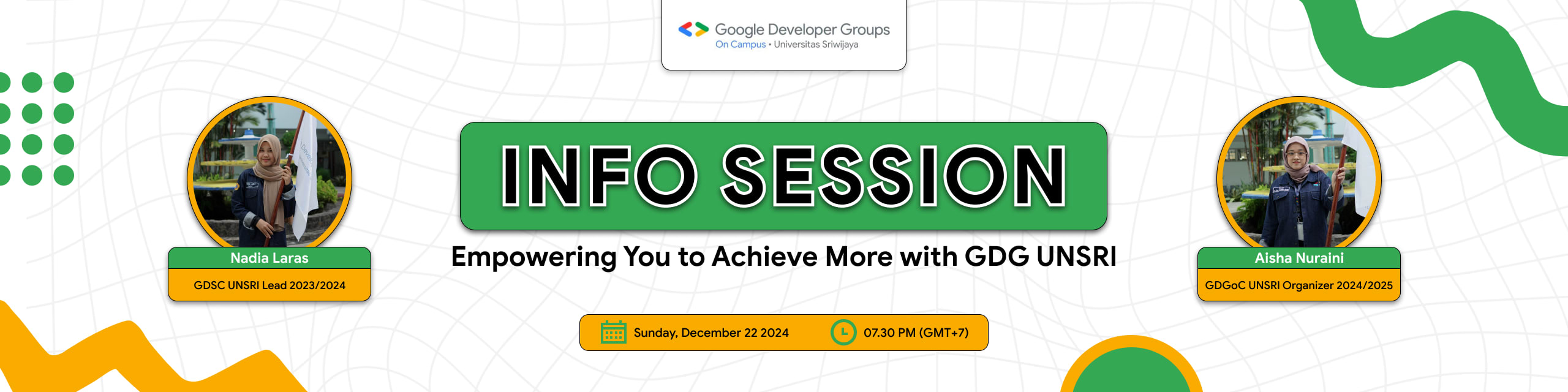 See Info Session: Empowering You to Achieve More with GDG Unsri at ...