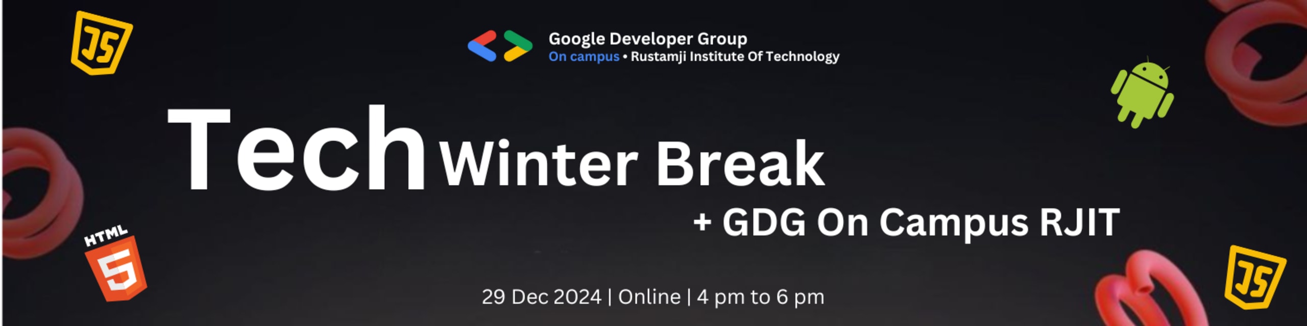 See Tech Winter Break + GDG On Campus RJIT at Google Developer Groups ...