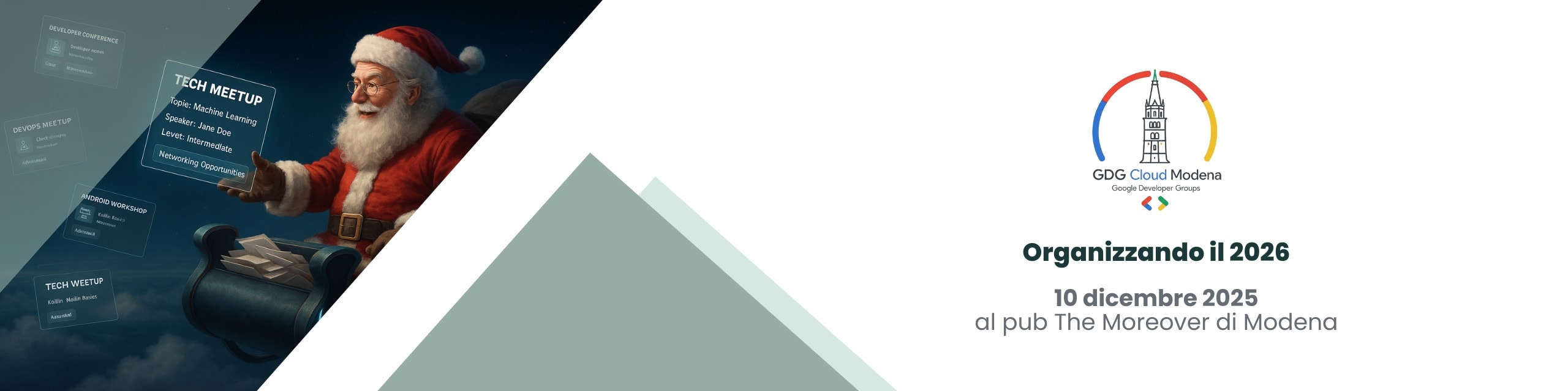 See Organizzando il 2026 at Google Developer Groups GDG Cloud Modena