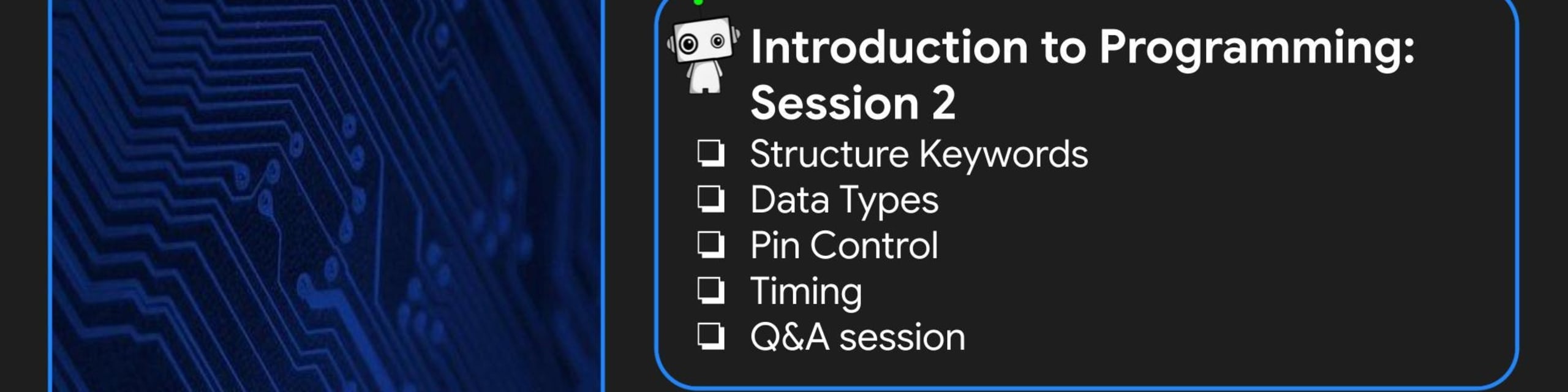 See Introduction to programming : session 2 at Google Developer Groups GDG on Campus Jomo ...