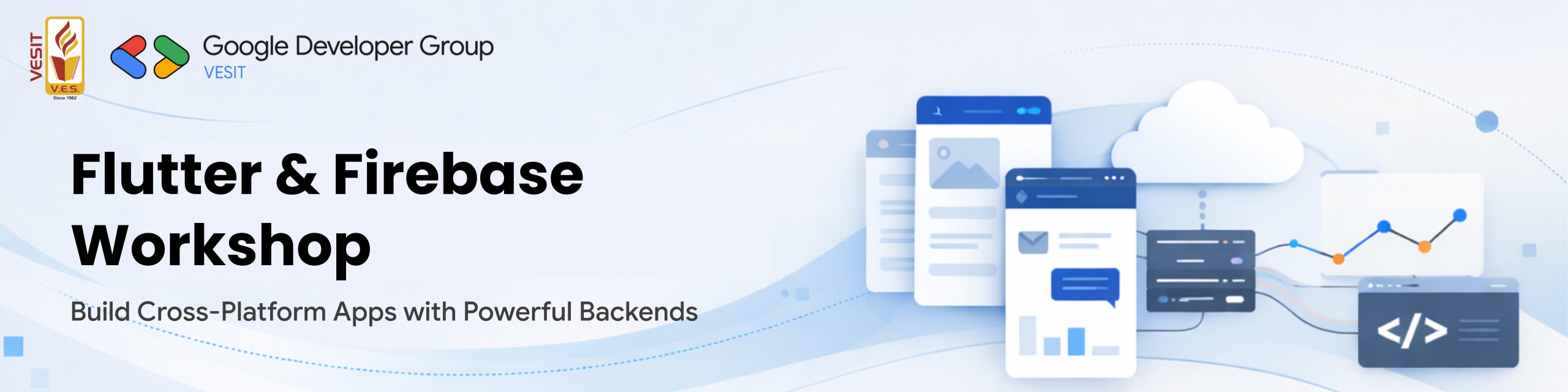 See Flutter & Firebase Workshop at Google Developer Groups GDG on Campus Vivekanand Education ...