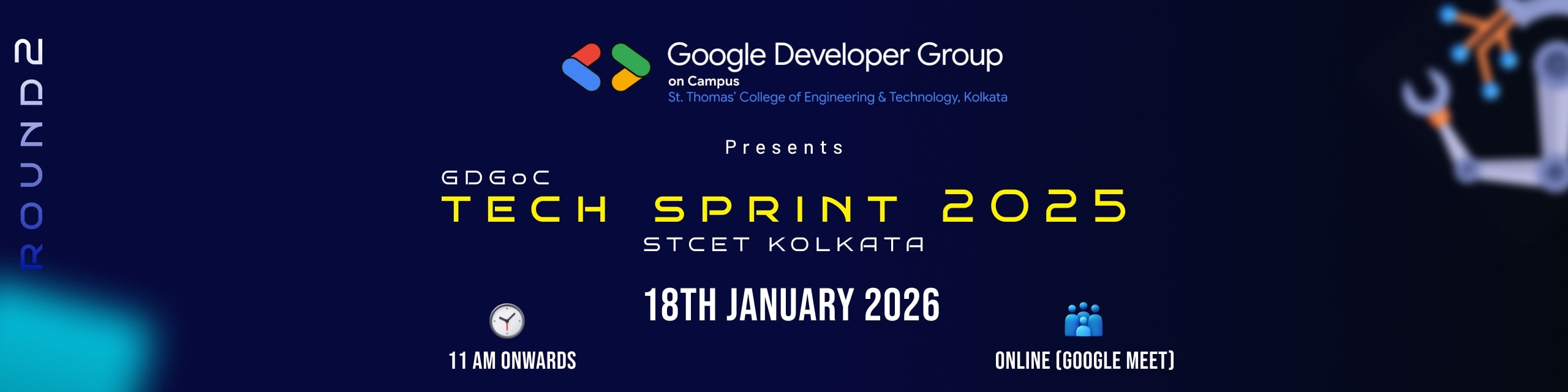 See [ROUND-2] GDGoC TechSprint 2025 - STCET Kolkata at Google Developer ...