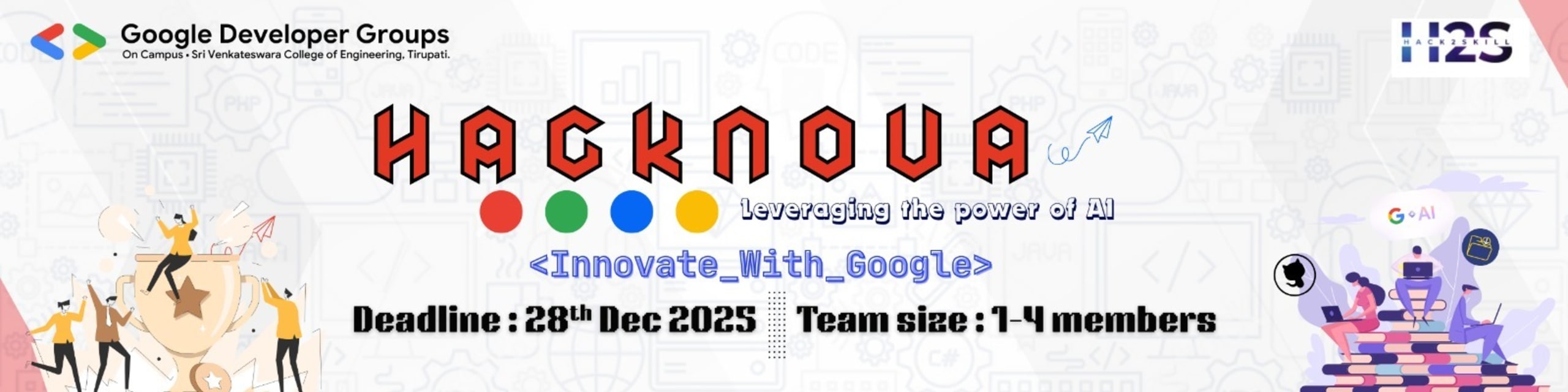 See Hacknova Offline Orientation Meet at Google Developer Groups GDG on ...