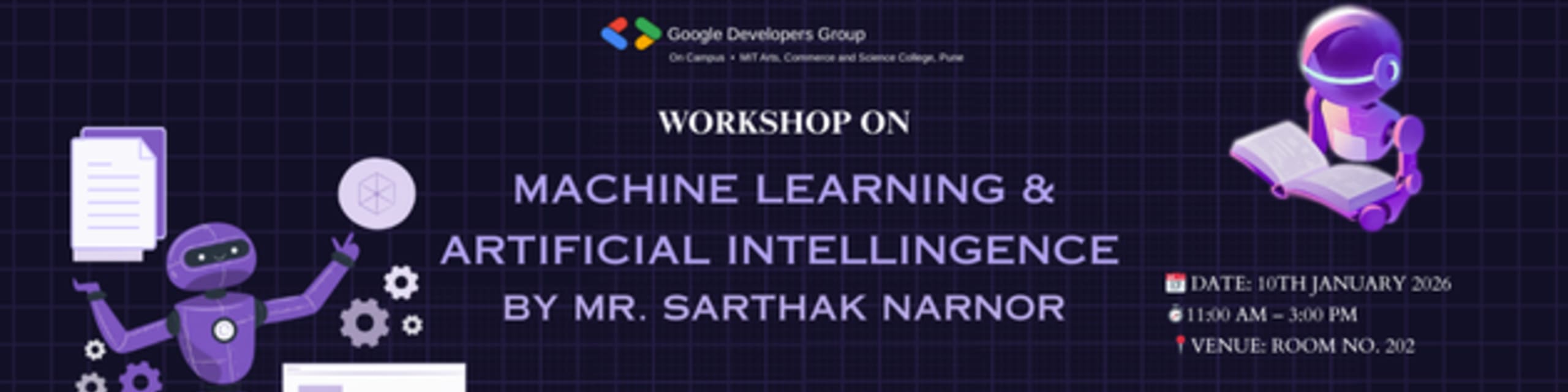 See AI & ML Simplified: Learn, Build, Innovate at Google Developer Groups GDG on Campus MIT Arts ...