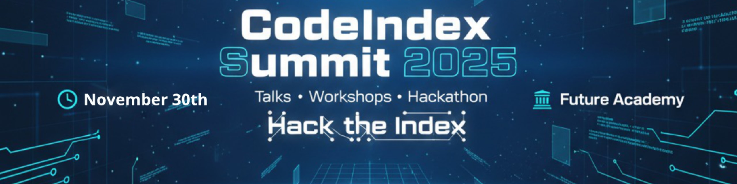 See CodeIndex Summit: Tech Exploration Day at Google Developer Groups GDG on Campus Future ...