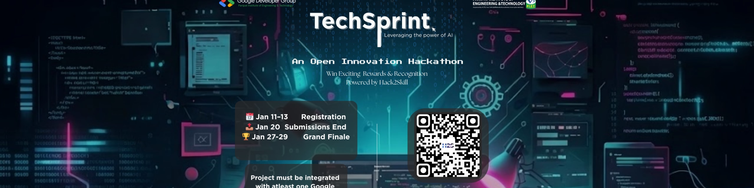 See TechSprint: Info & Demo Session at Google Developer Groups GDG on Campus Panipat Institute ...
