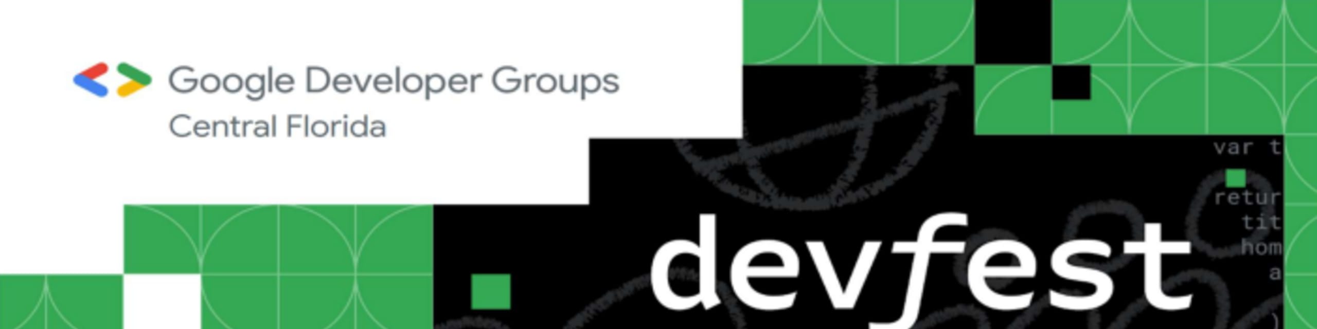 See DevFest Central Florida 2024 🎢🏰 at Google Developer Groups GDG Central Florida