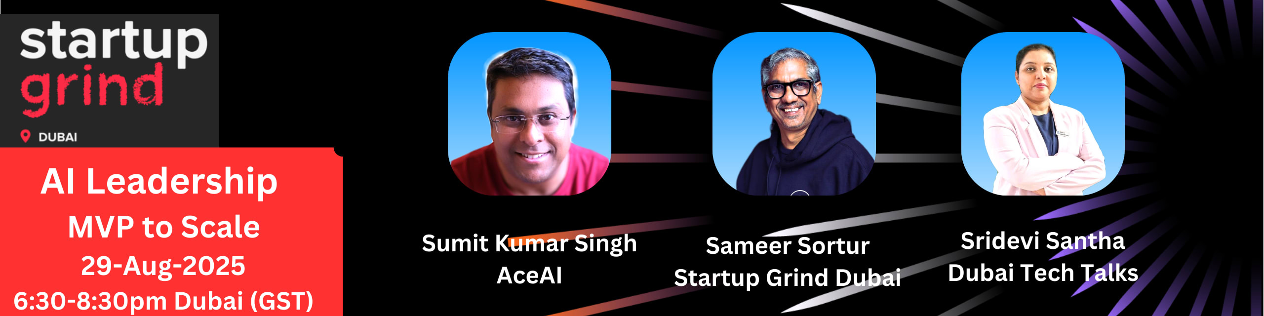 See AI Leadership: From MVP to Scale with Sumit Kumar Singh, Founder - AceAI | ex-Microsoft, HBS ...