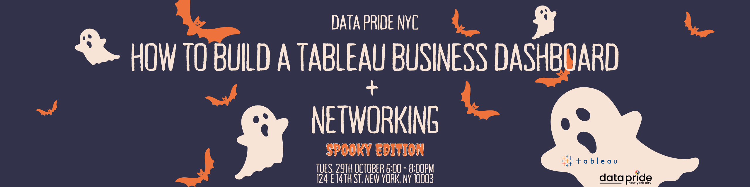 See How to build a Tableau Business Dashboard + Networking : Spooky ...