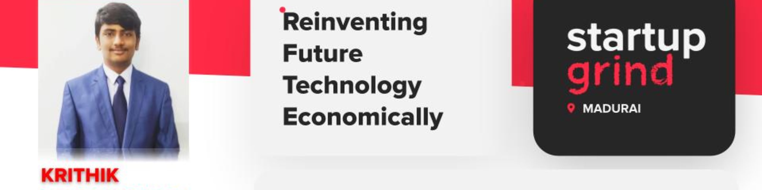 See Reinventing Future Technology Economically with KRITHIK at Startup ...
