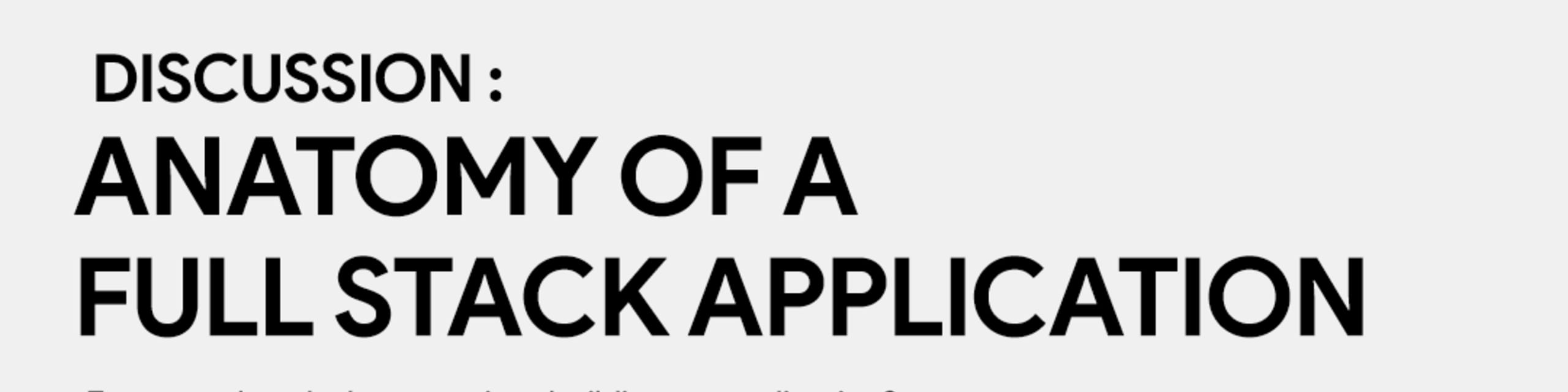 See Anatomy Of A Full Stack Application at Google Developer Groups GDG ...