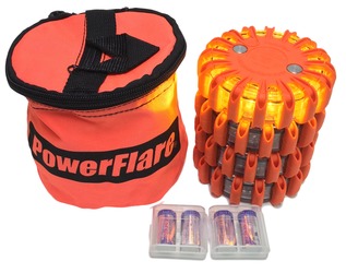 POWERFLARE SP4-A-O - 4 PowerFlare Soft Pack, LED Light | Stauffer Glove ...