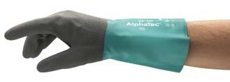 AlphaTec 256247 - AlphaTec® 58-430 - Medium-Duty Chemical Safety Gloves ...