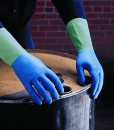 MAPA 293428 - PROTECTOR /AFR-282 Nitrile/Natural Rubber Gloves - Large ...